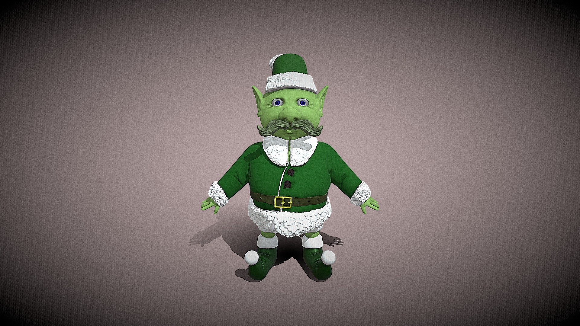 Christmas gnome - Download Free 3D model by Kasper (@ju4ek90) [ca9b4c8 ...