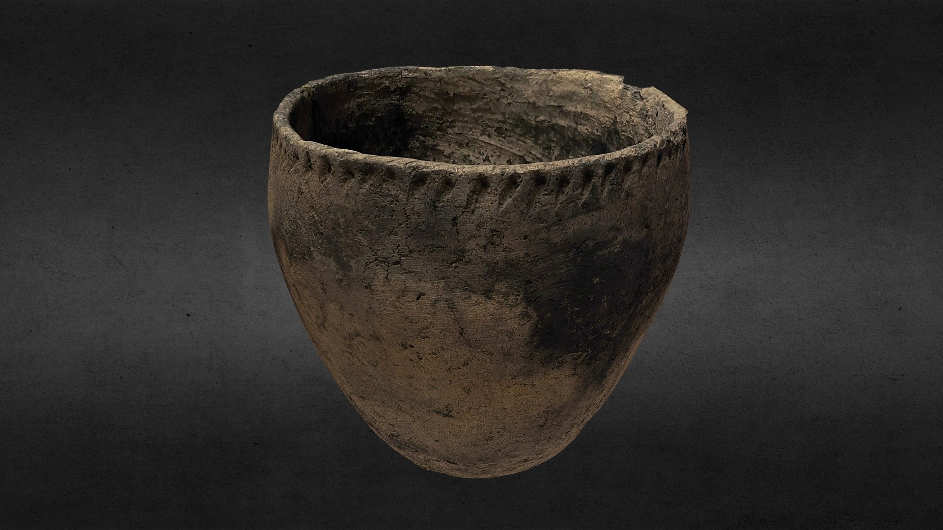 Bronze Age pot S1K11B8 - Download Free 3D model by Archaeological ...