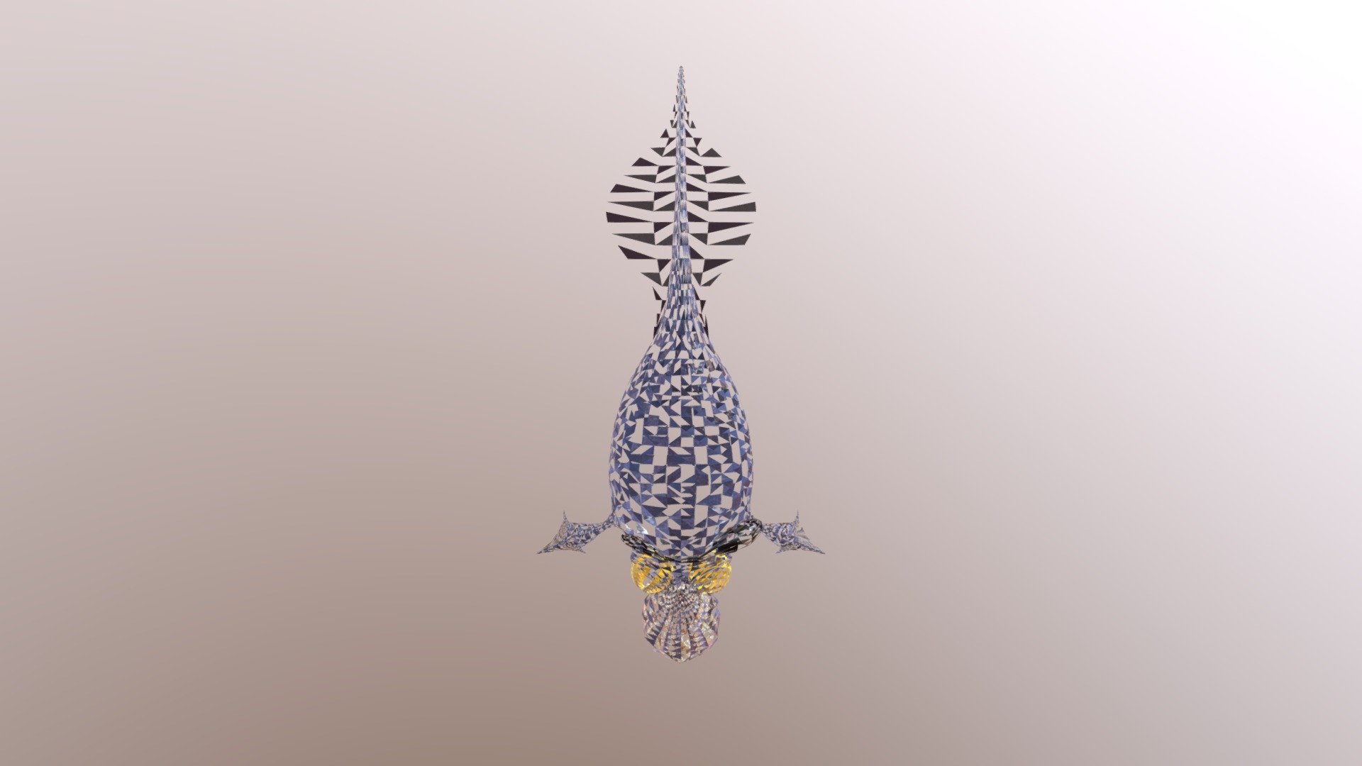 Retard Fish Series - Blagfish - 3D model by staffordahartz [ca9ebc3 ...