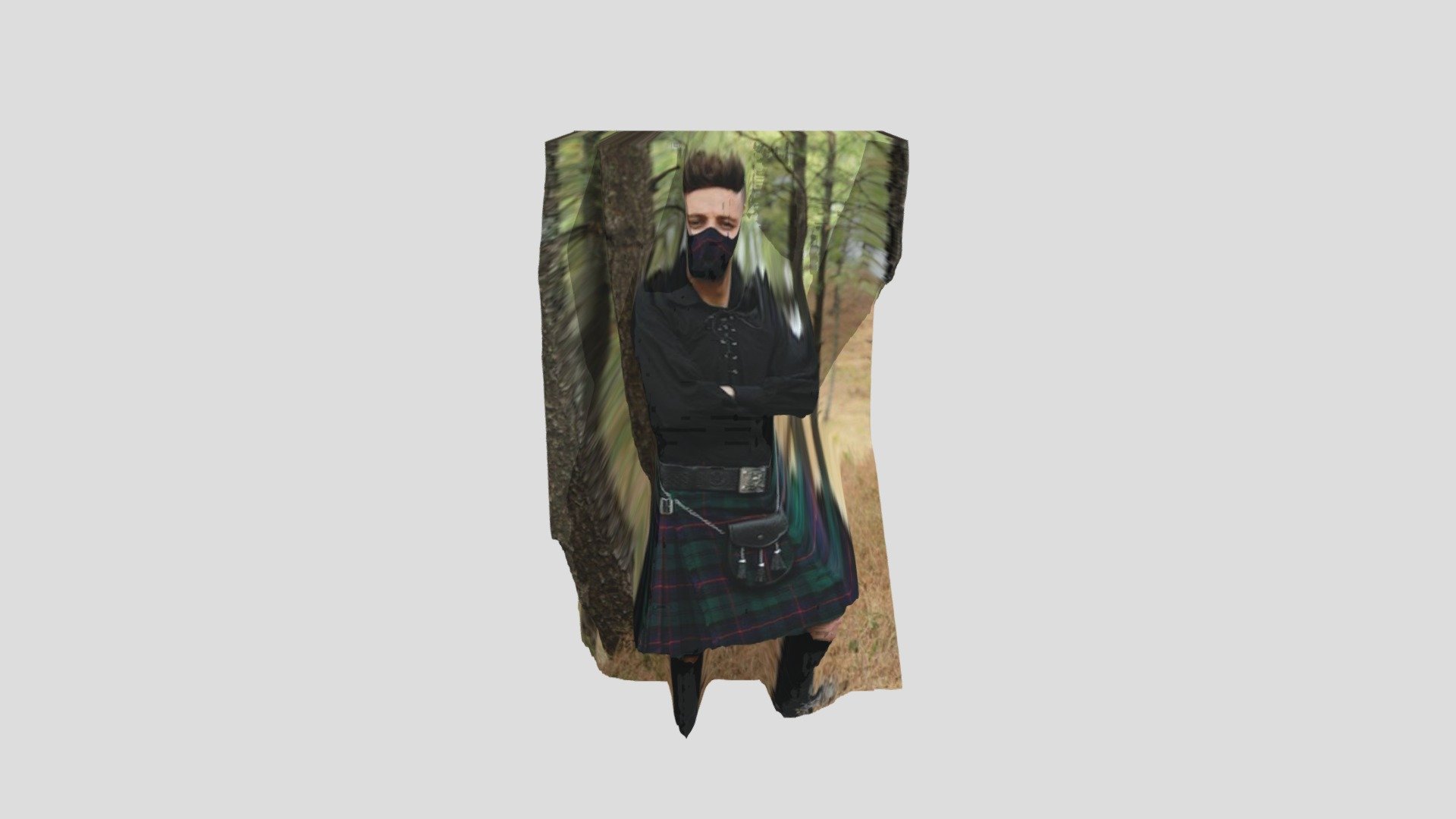 Armstrong Tartan Kilt | Scottish Kilt - 3D model by ateequrrehman ...