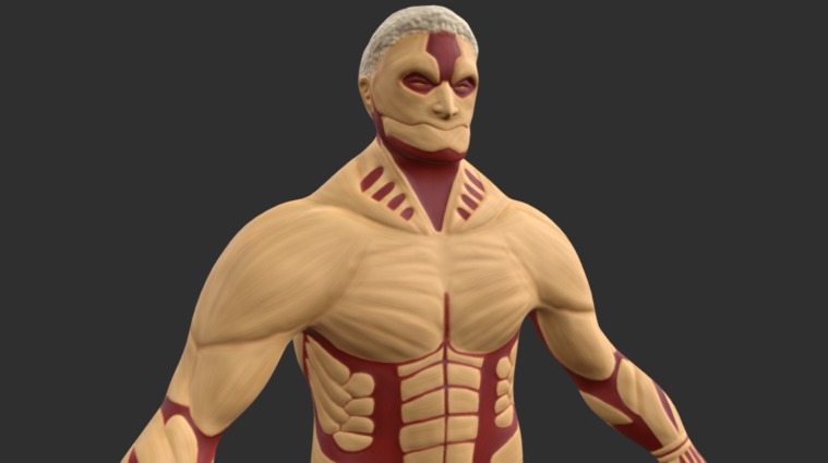 Armored Titan - 3D model by TainaCorreia [ca9fcf2] - Sketchfab