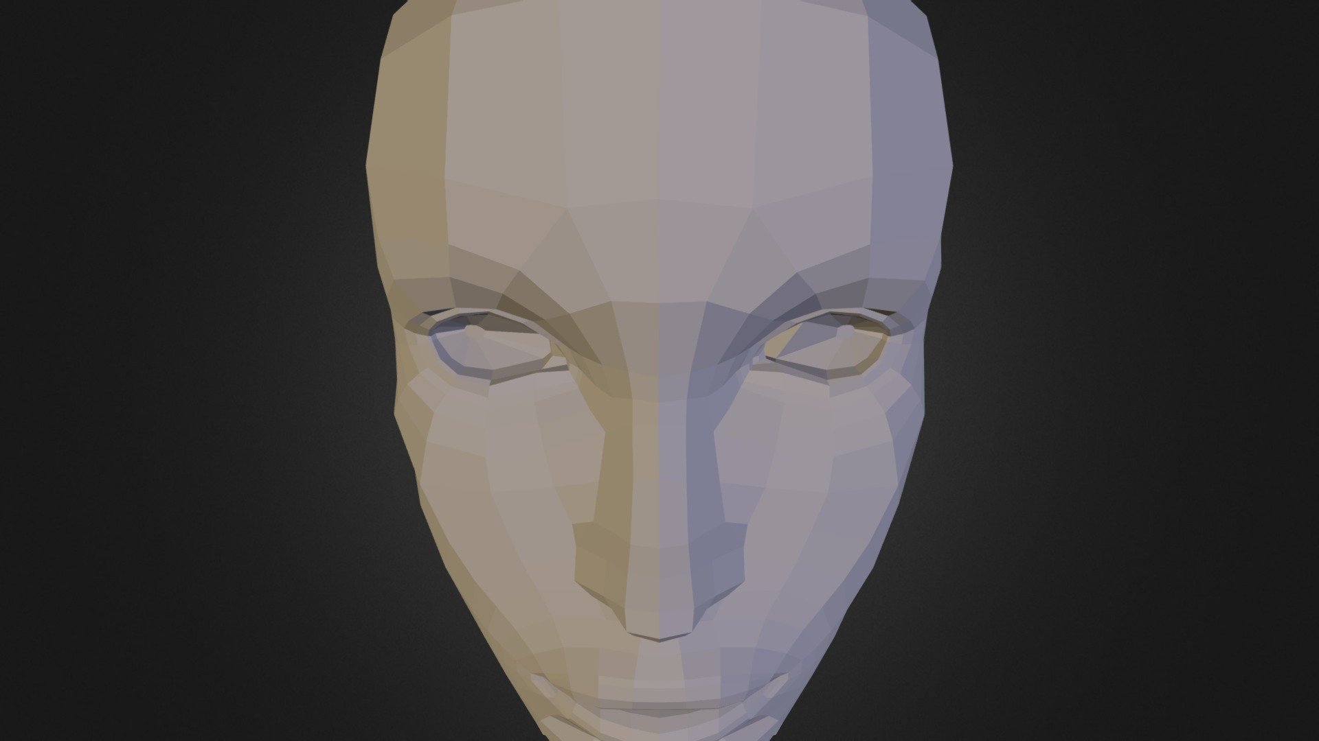 Female Head Retopo - 3D model by drewwhitejmc [caa036c] - Sketchfab