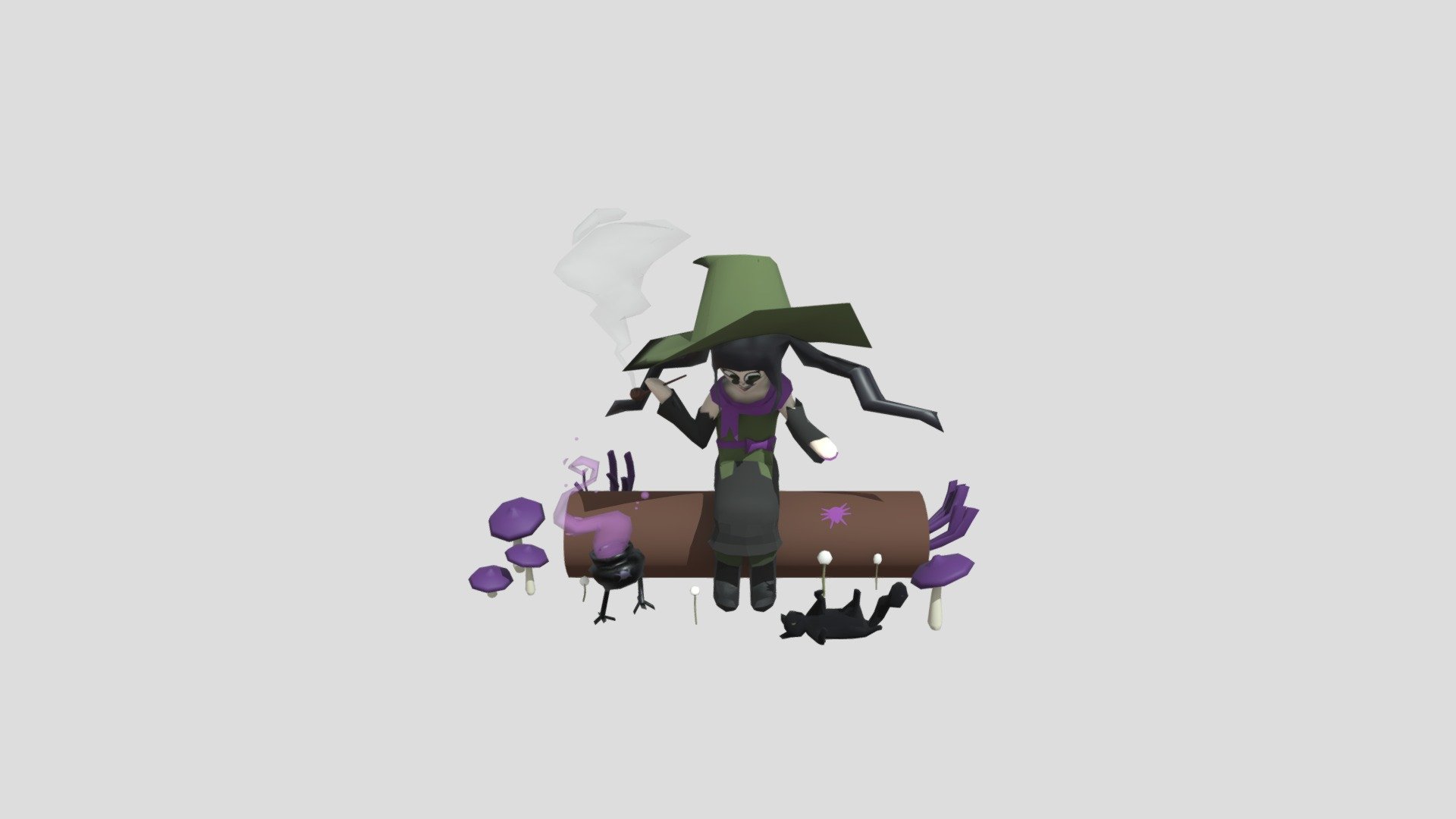 Swamp Witch Sylvia - 3D model by shelmster3d [caa0fcd] - Sketchfab