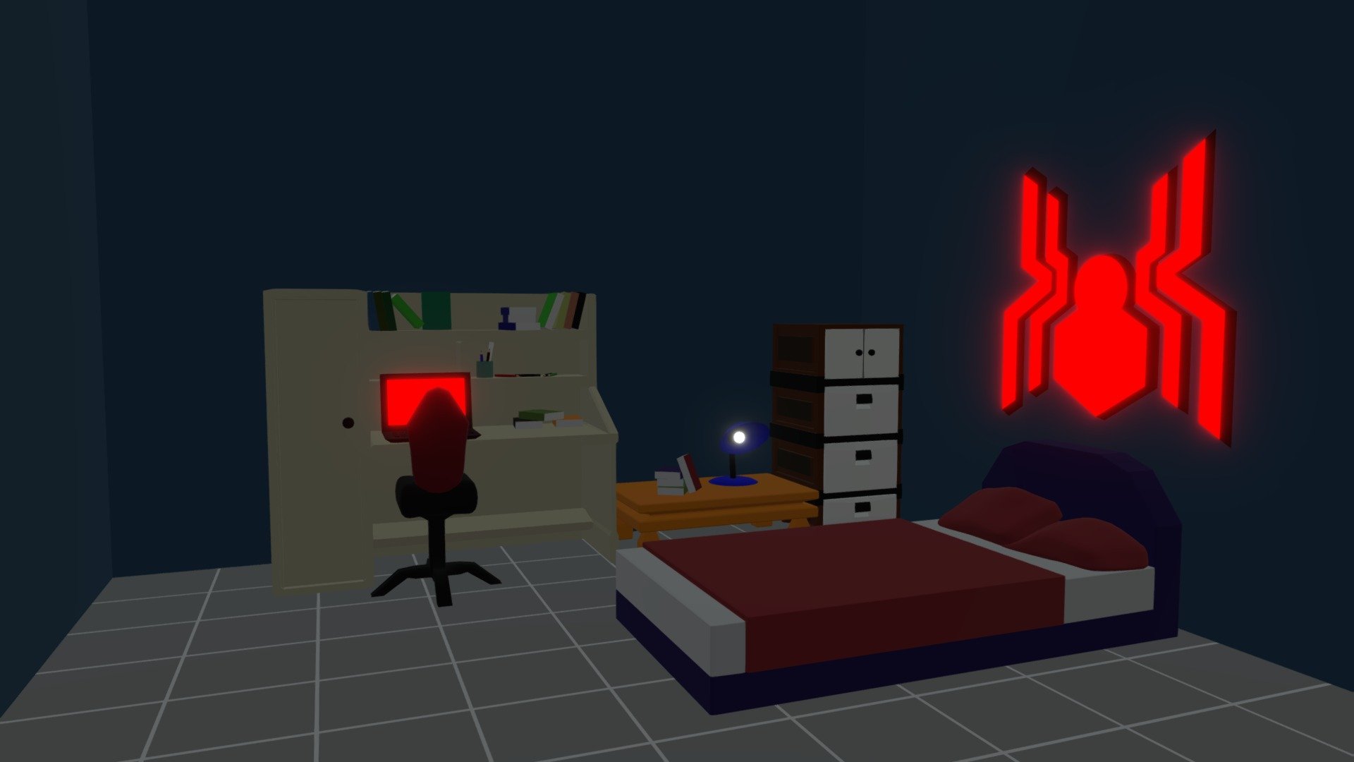 Spidey Room Ideas - 3D model by Aziz Ichwani (@ichwaniaziz) [caa310e ...