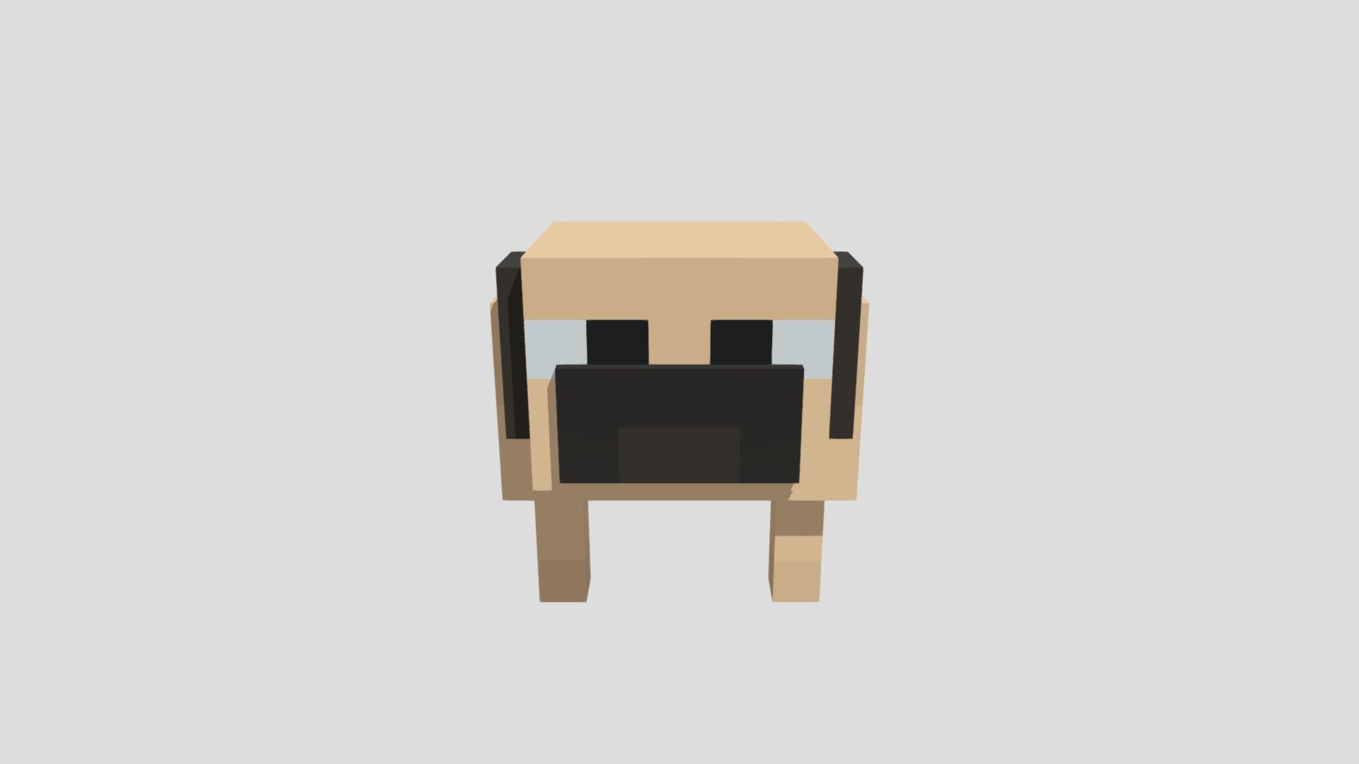 pug - 3D model by ITC_yt (@itsthickkchikin_yt) [caa7a11] - Sketchfab