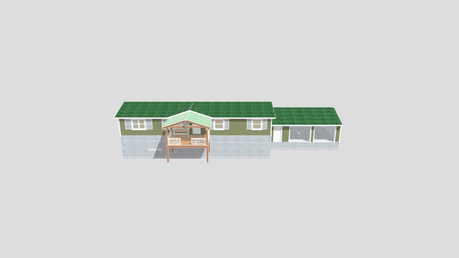 Front Porch - 3D model by shedking [caa8ad2] - Sketchfab