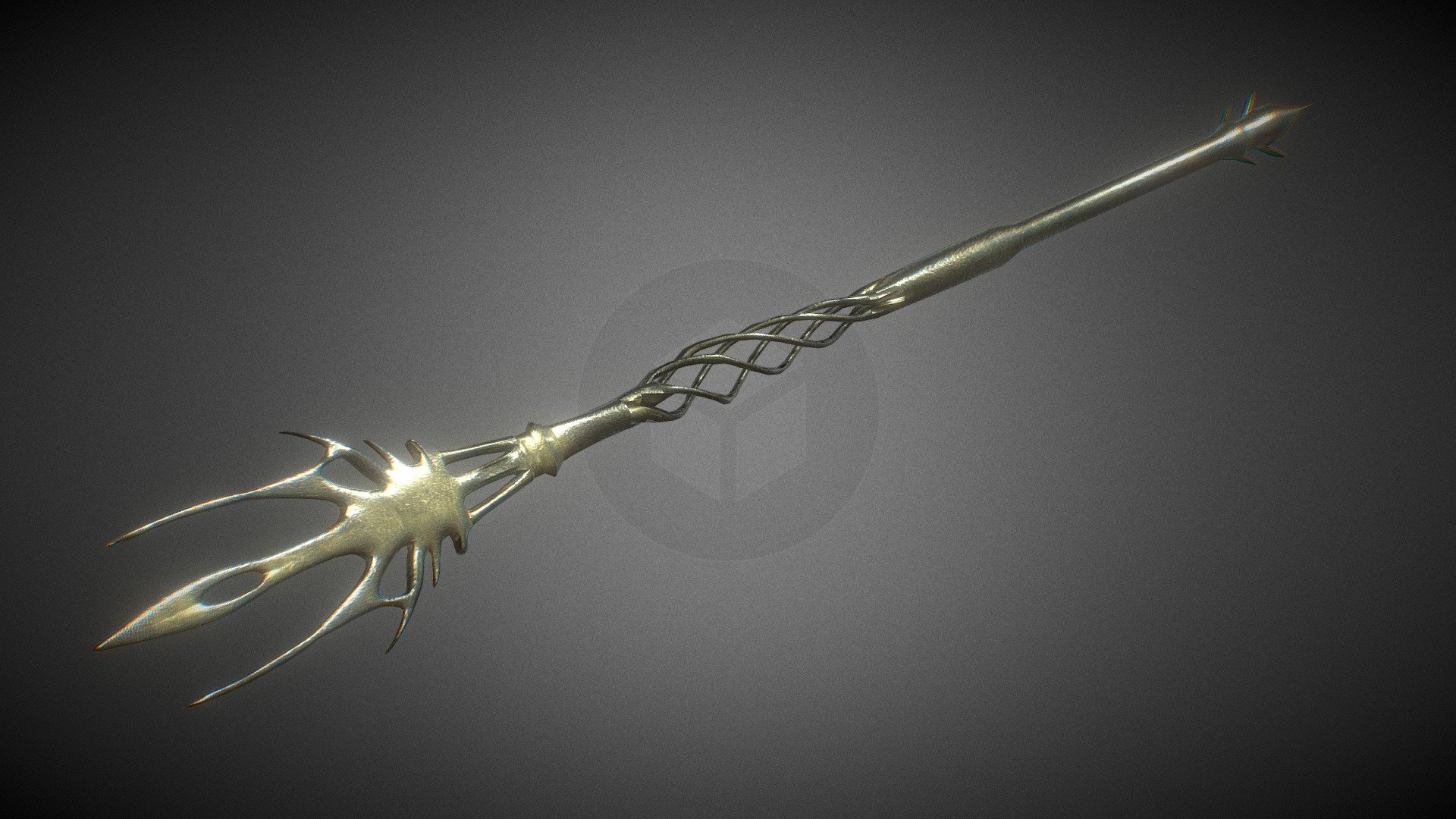 Trishool Trident (Low Poly) - Download Free 3D model by Akbar ...