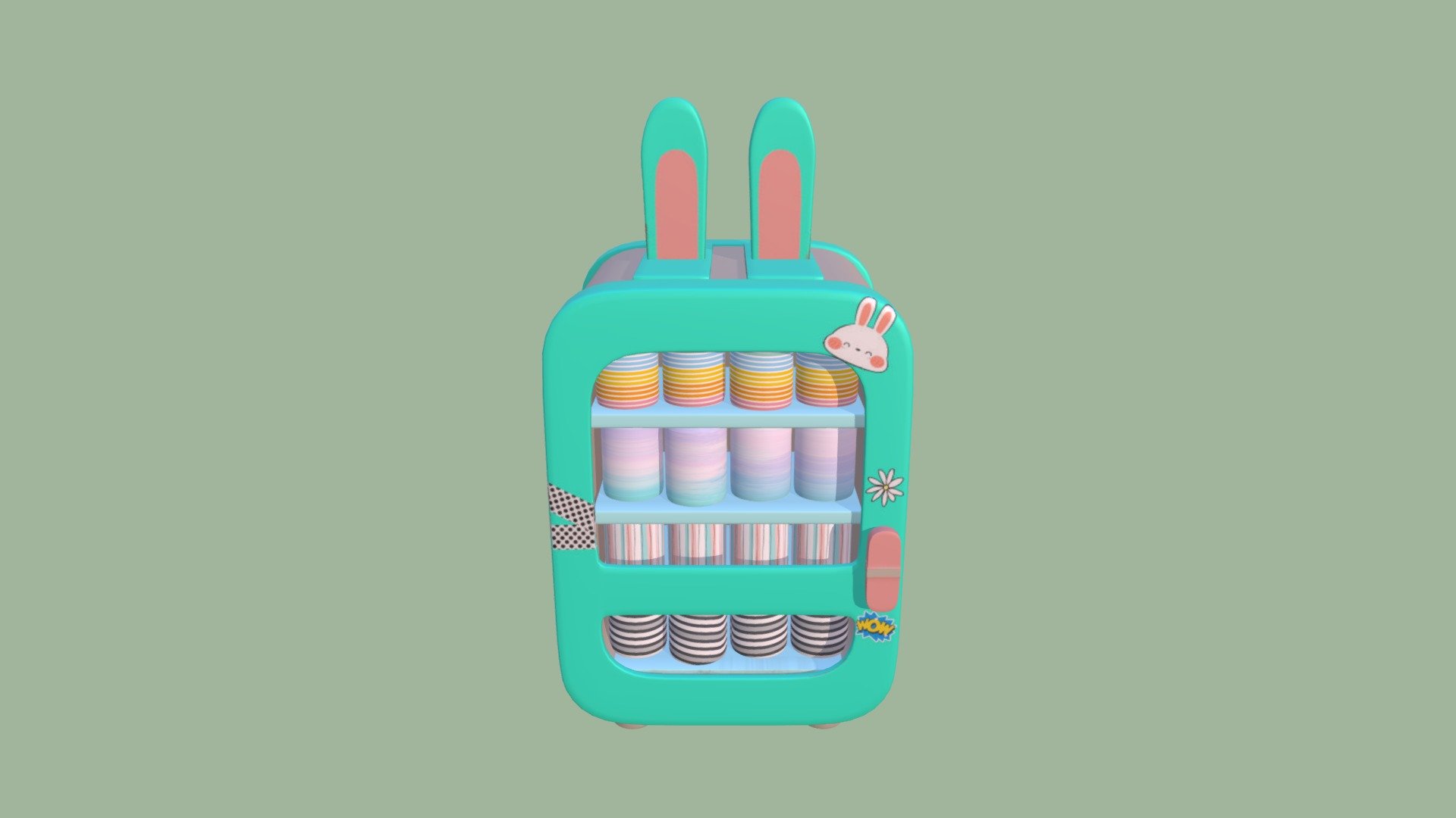 Rabbit-Fridge - Download Free 3D model by Mafer Luna (@Fernanda.Aldaco ...