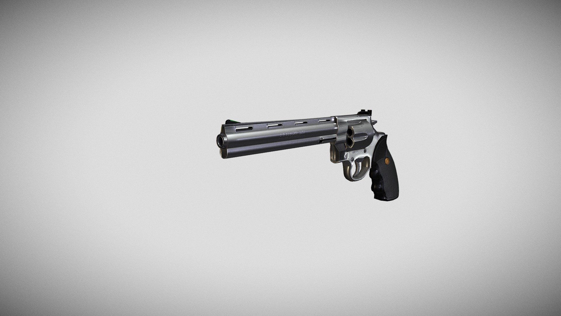 Python.357 -- .44Magnum - 3D model by J.Kirkwood [caae3a1] - Sketchfab