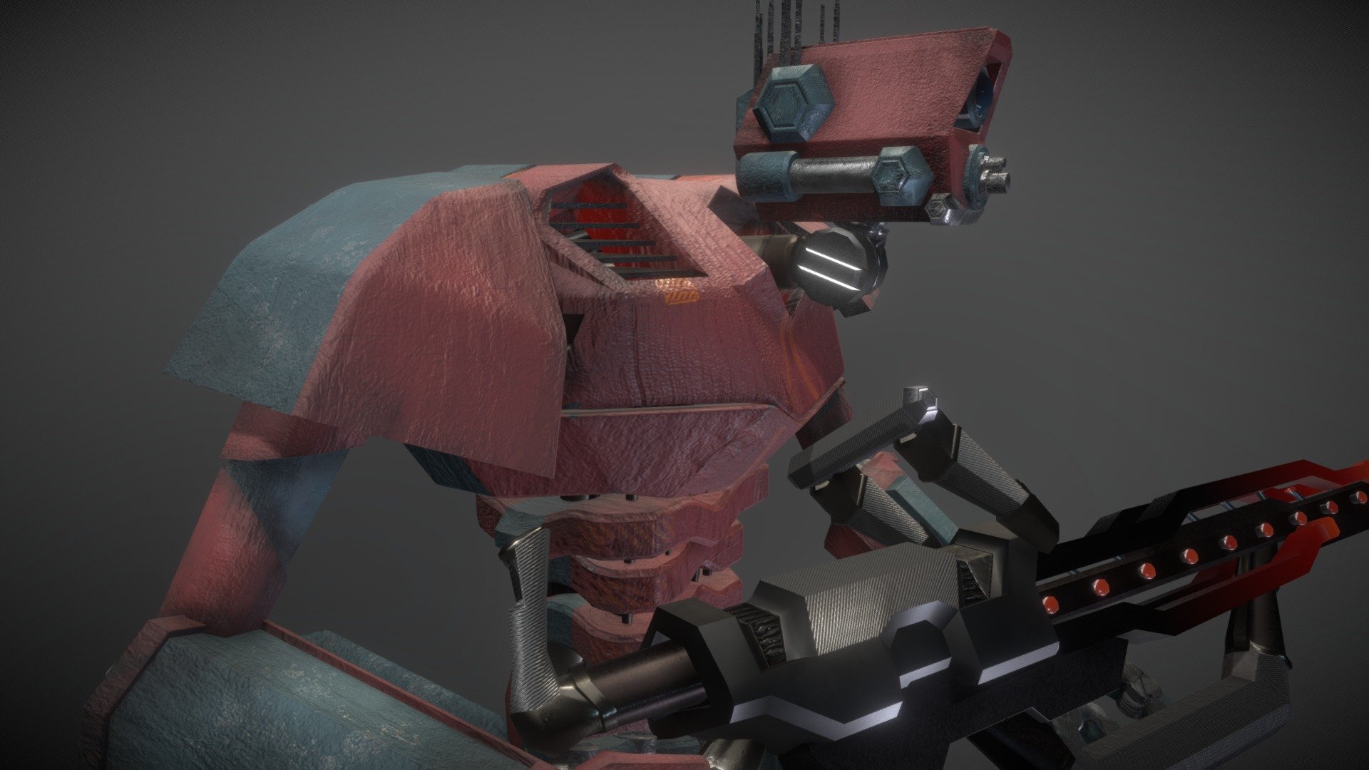 Soldier Robot - 3D model by jimanimator [caaedfe] - Sketchfab