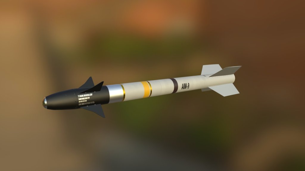 AIM-9 missile - Download Free 3D model by rickslash [caaf15b] - Sketchfab