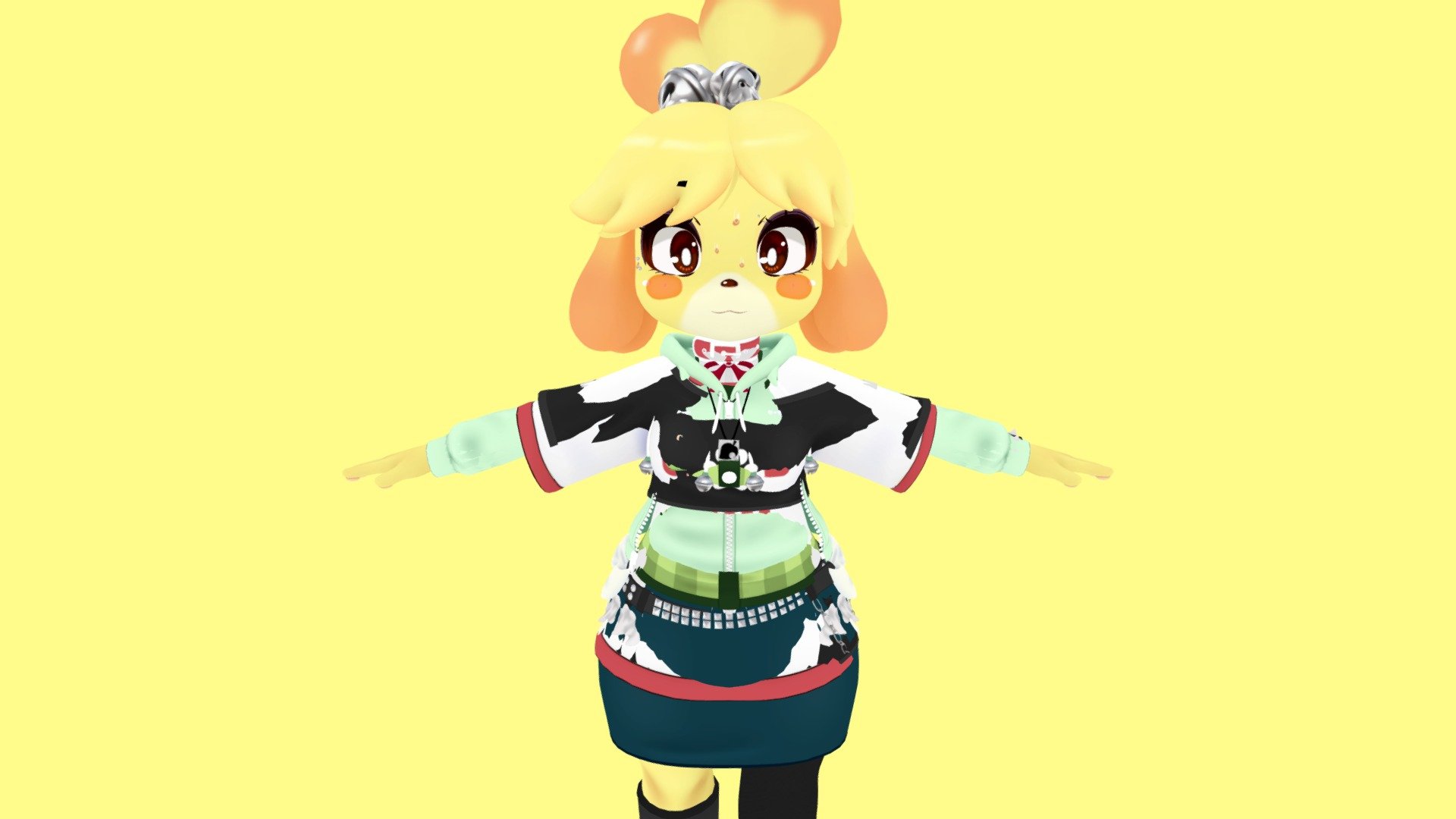 isabelle vrchat fix upload - Download Free 3D model by Meme bonfie ...