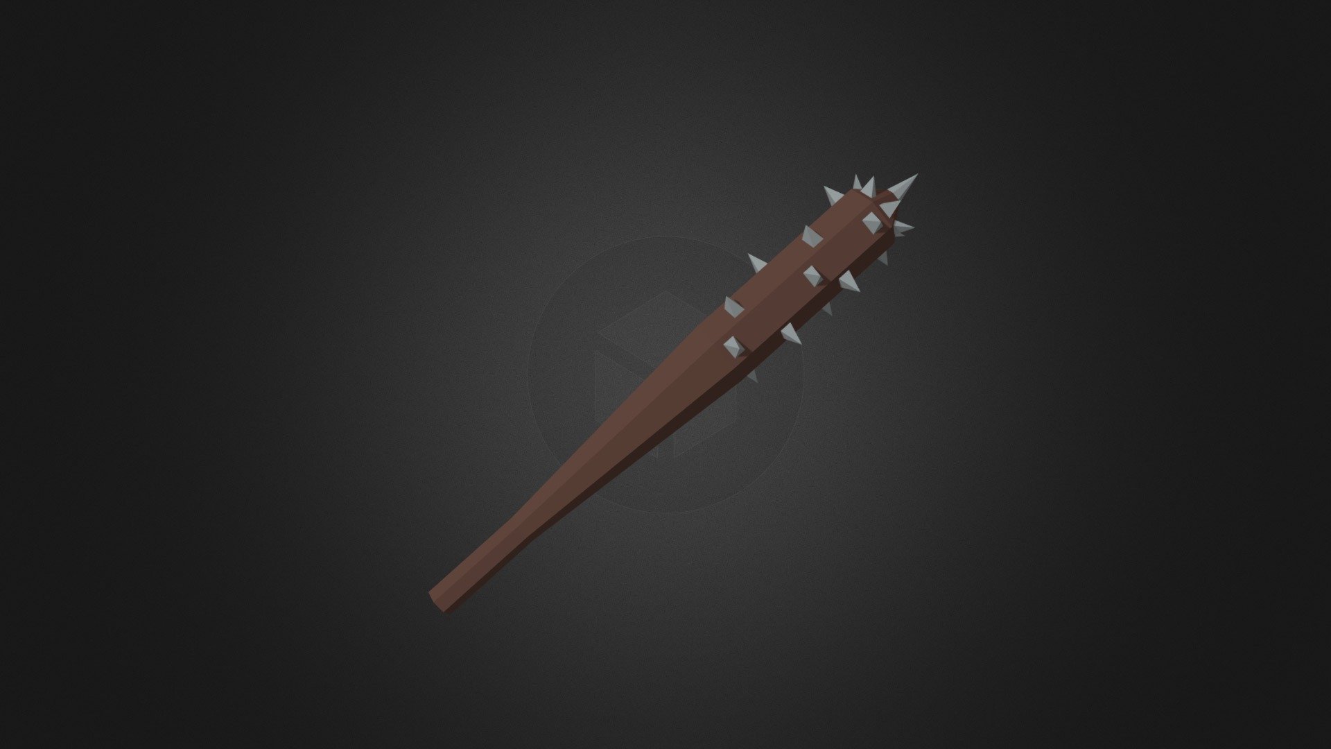 Cudgel_02(Low-poly) - Download Free 3D model by Arigura [cab4e96 ...