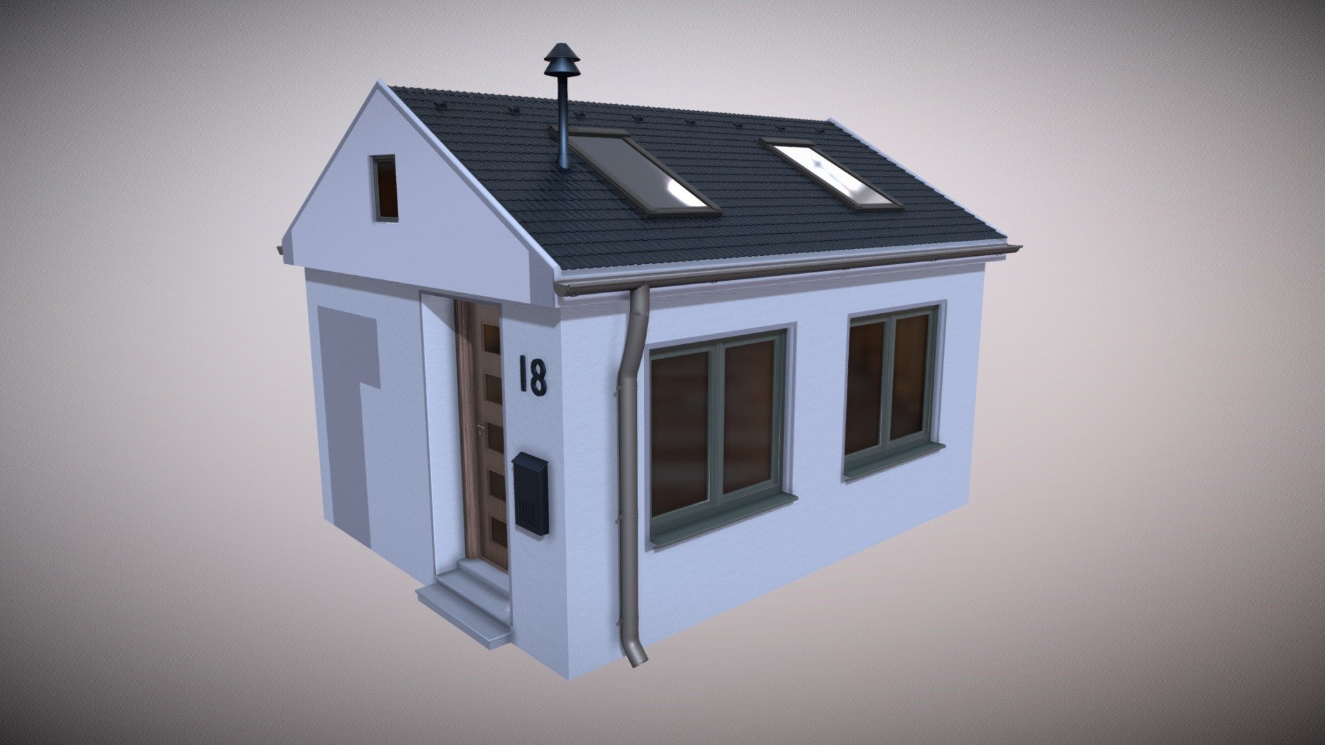 Family house German style - Buy Royalty Free 3D model by Thomas Binder ...