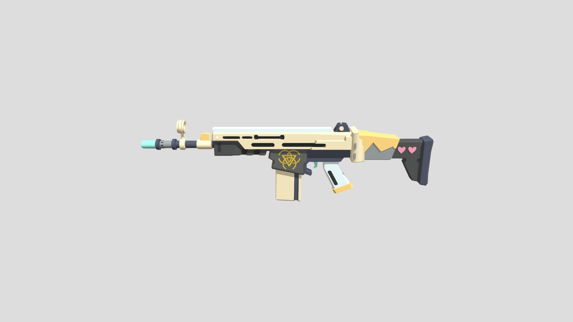 [Blue Archive Weapon] - Endo Shimiko - Download Free 3D model by yochan ...