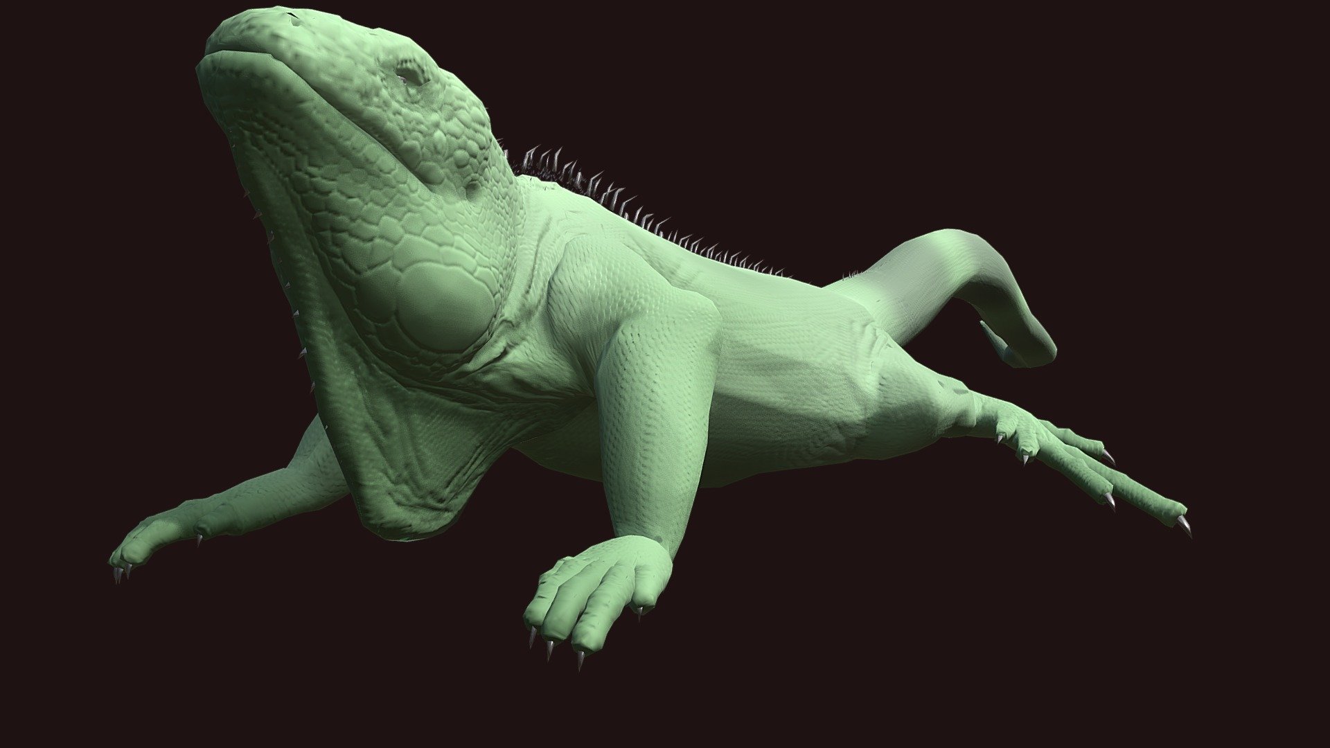 Animated Iguana Idle Pose - Buy Royalty Free 3D model by ...
