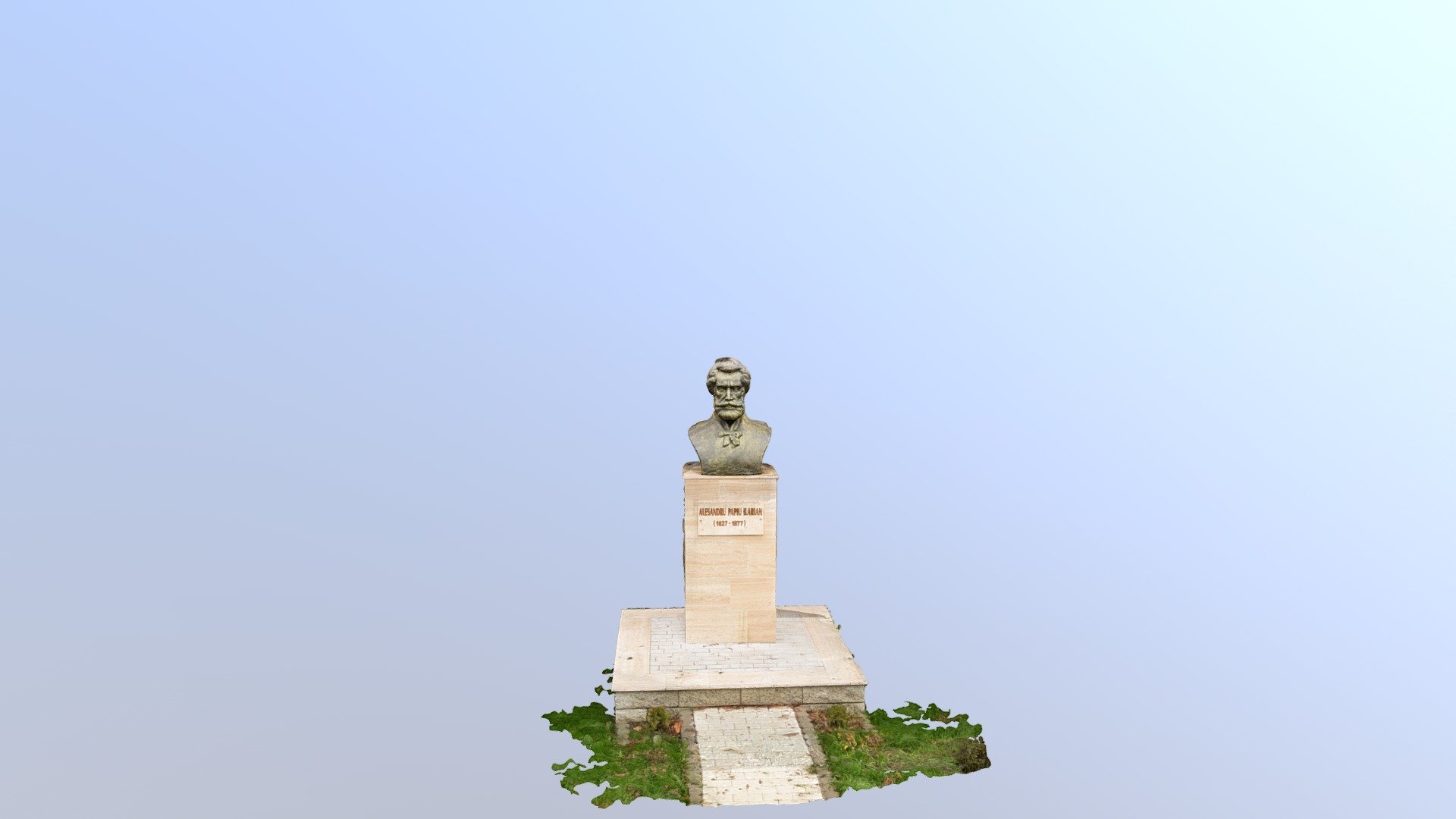 Bust Al. Papiu Ilarian - 3D model by mapitcluj [cabe28b] - Sketchfab