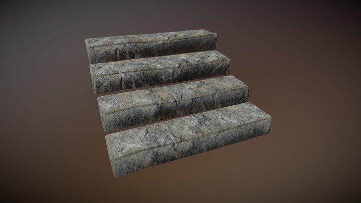 Stone-steps 3D models - Sketchfab