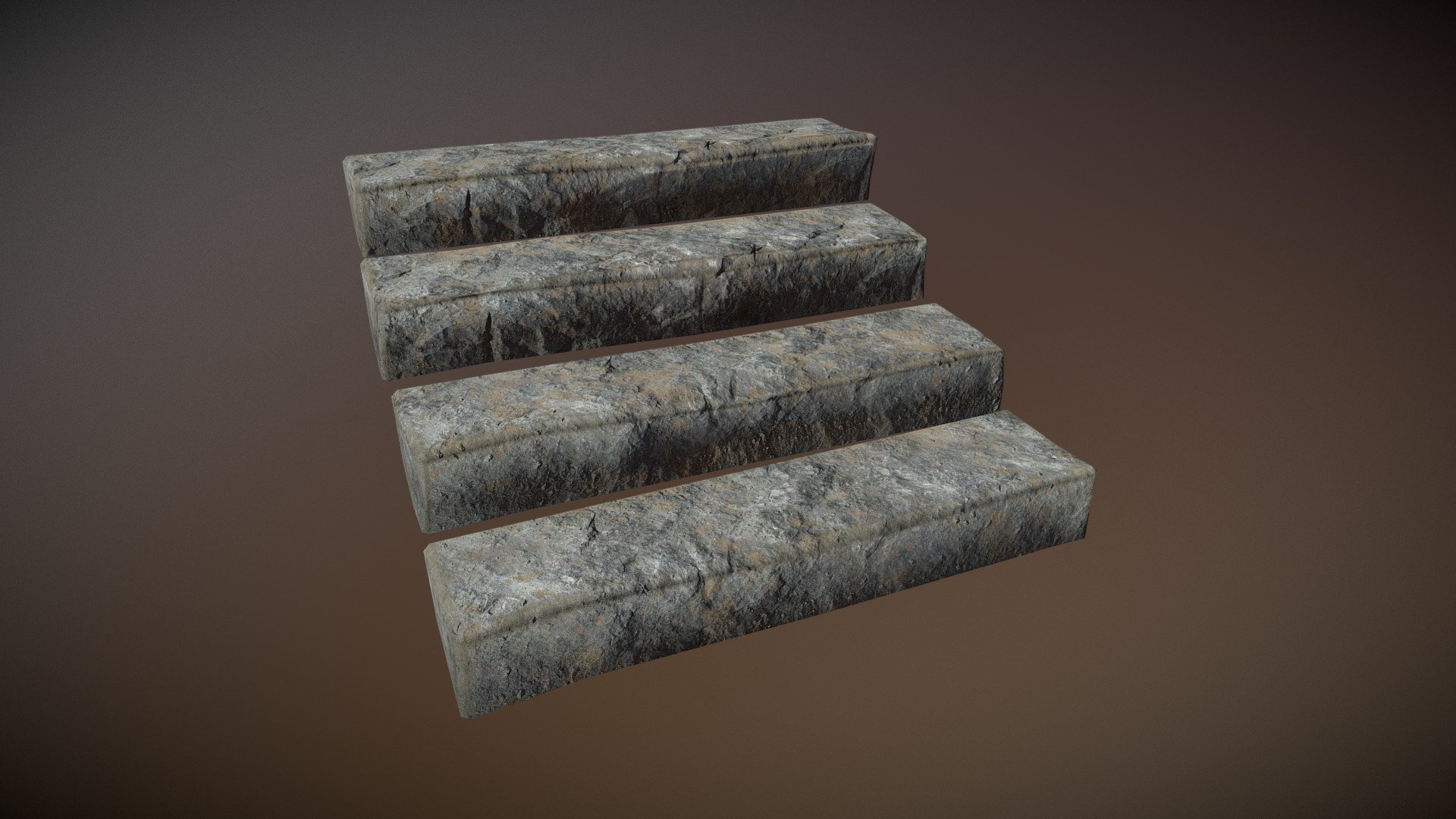 Old stone steps - 3D model by Zeus (@ZeusAlmighty) [cabe9b1] - Sketchfab