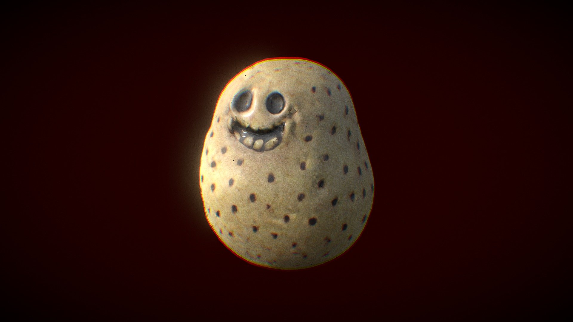 A scary potato - Buy Royalty Free 3D model by JuiceDrippy (@poopeypapi ...