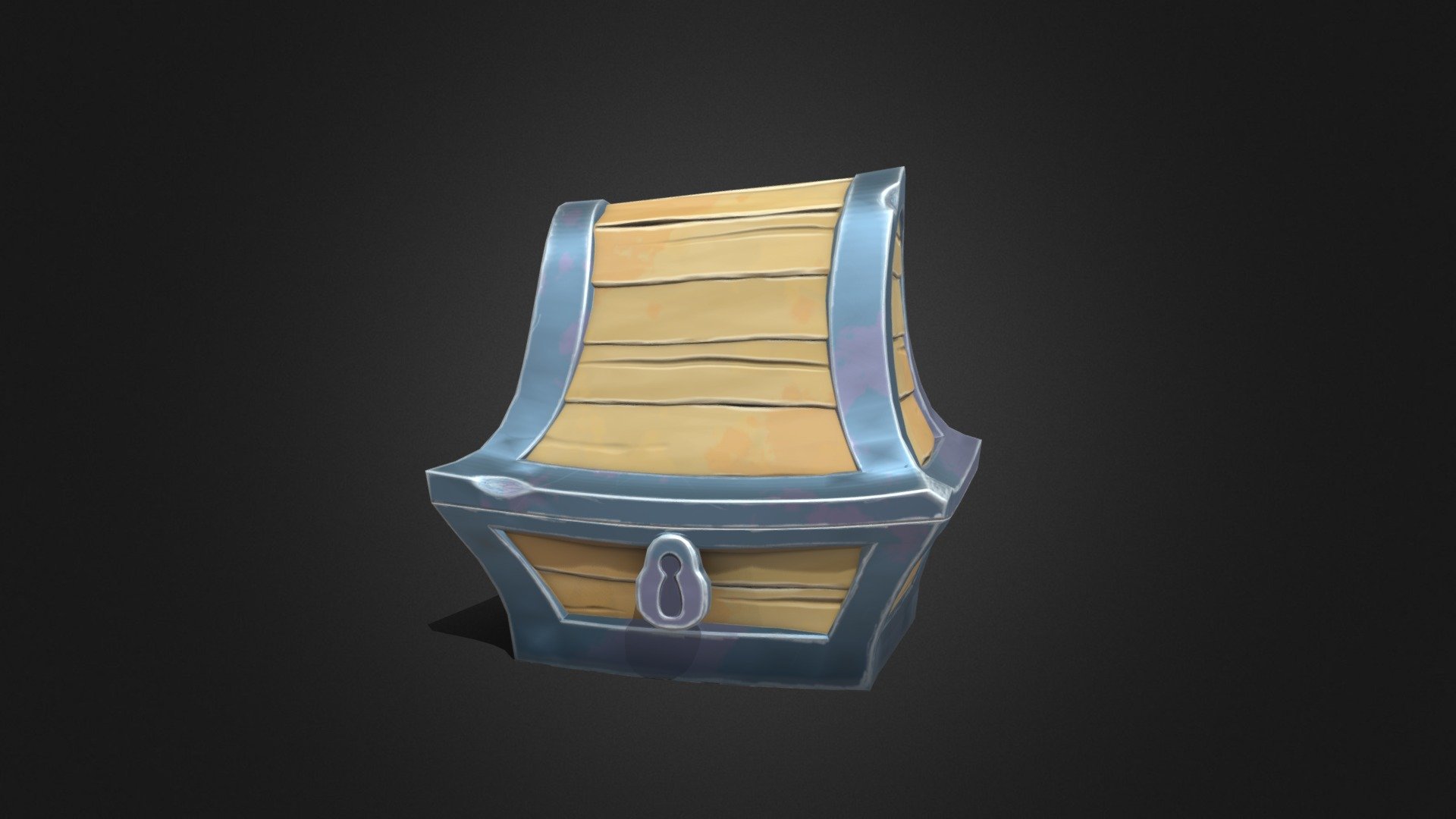 Stylized treasure chest - 3D model by Julian-A. Hoff (@julianhoff ...