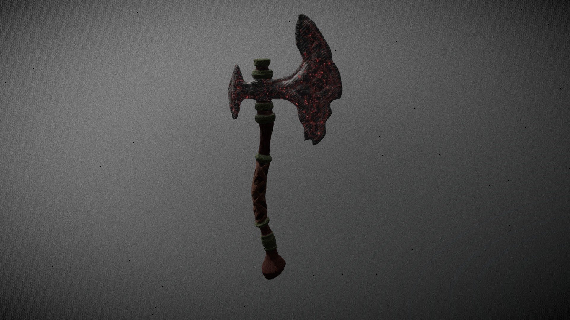 Volcanic Axe - 3D model by Kazuyako [cac025b] - Sketchfab