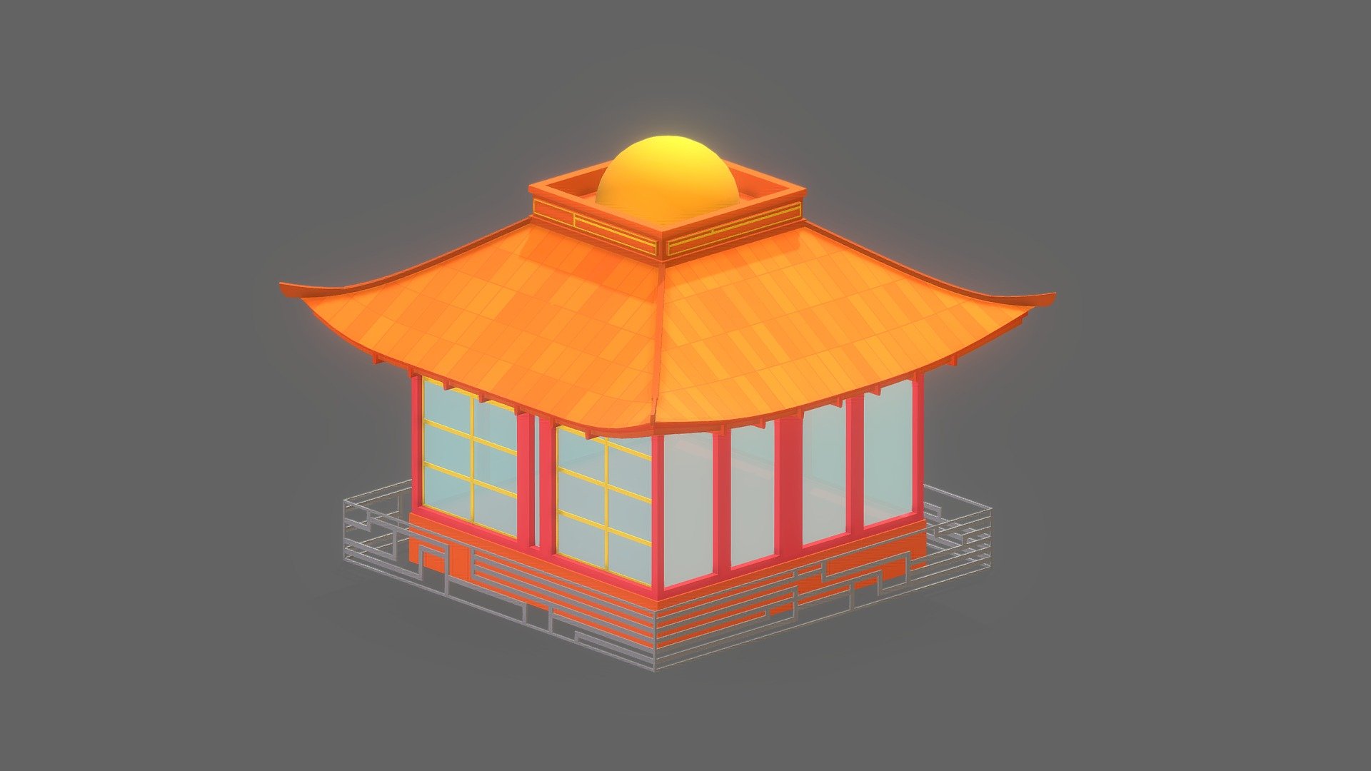 Low poly Asian building - Buy Royalty Free 3D model by cpineda3d ...