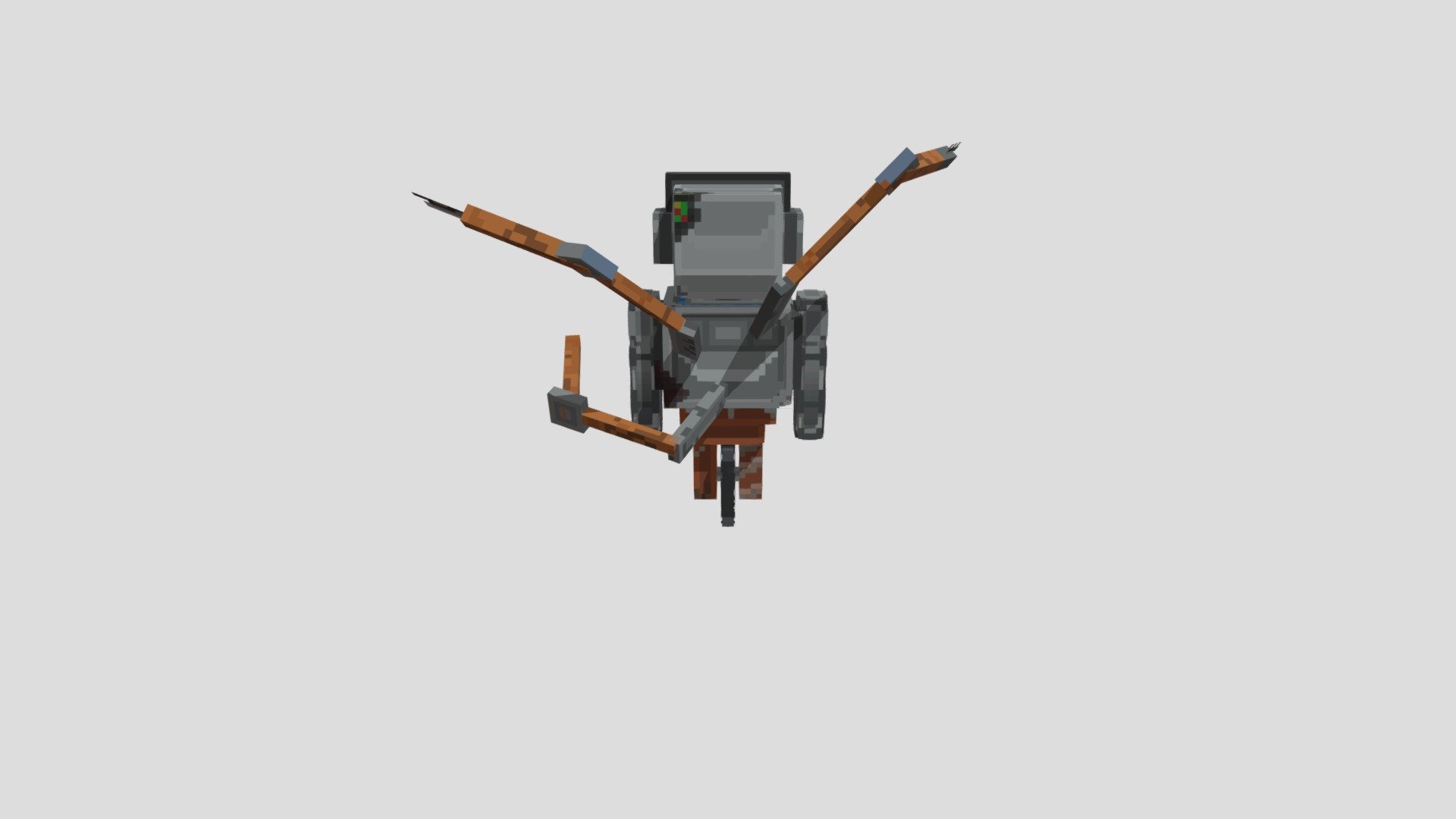 Post apocalyptic Robot - 3D model by Nightfoxy3D (@Nightfoxymc ...