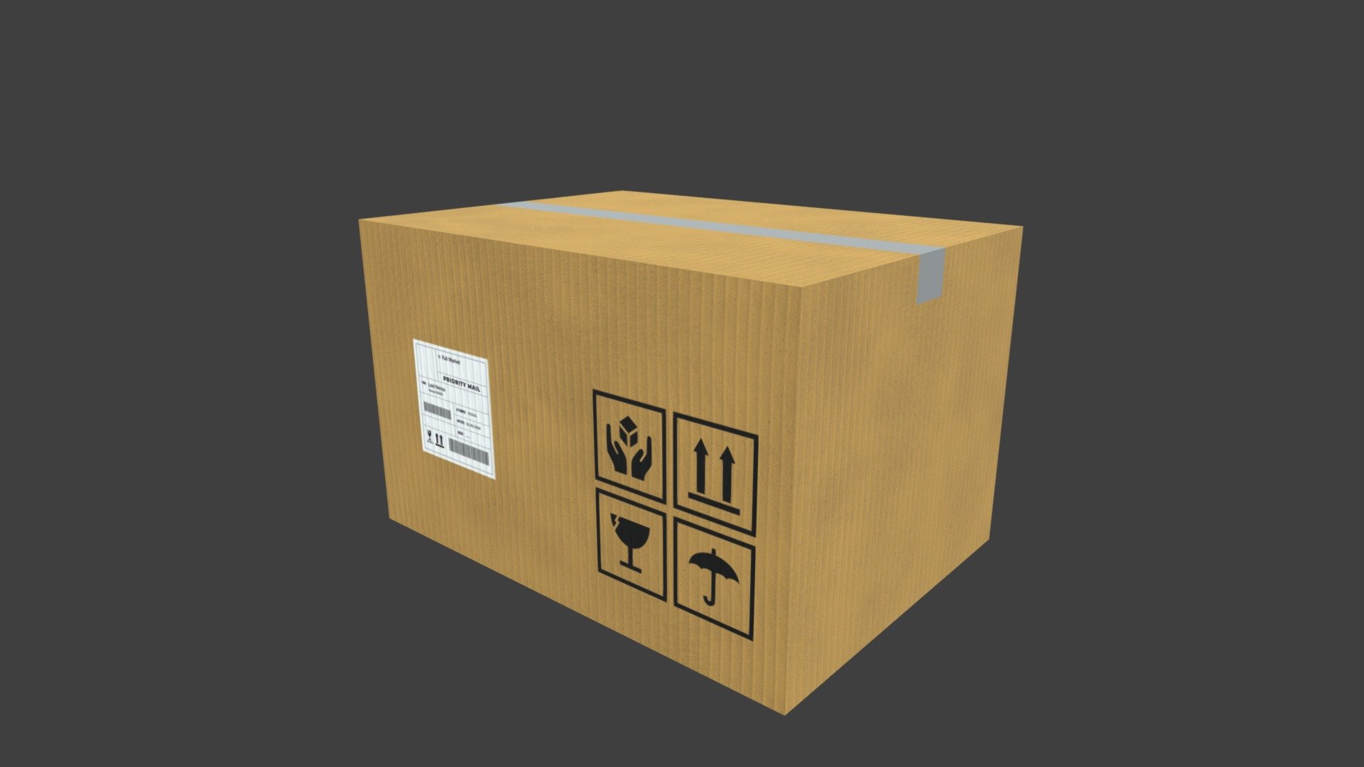 Cardboard Box - Download Free 3D model by furkandgn (@Propex) [cac3c6a ...