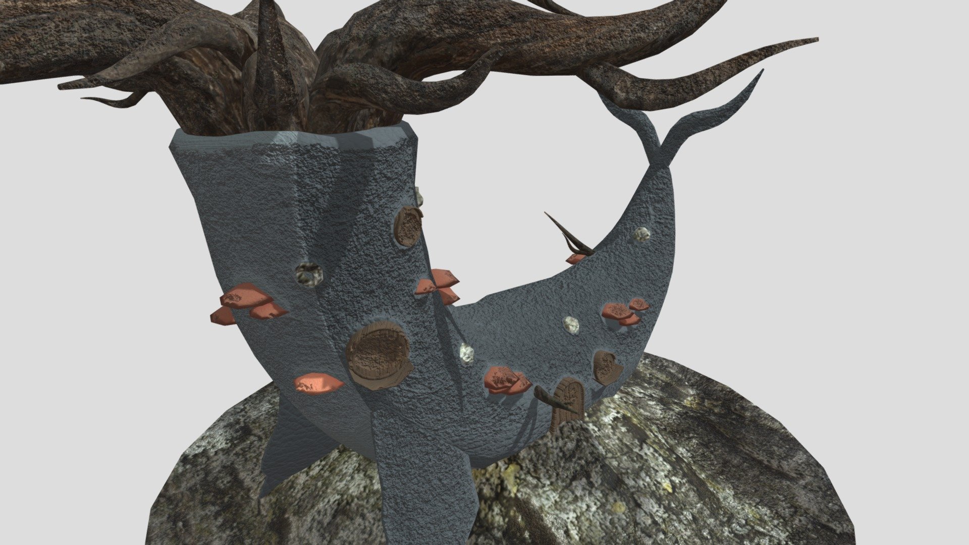 Infected whale tree house - Download Free 3D model by Joppe.Elschot [cac48a1] - Sketchfab