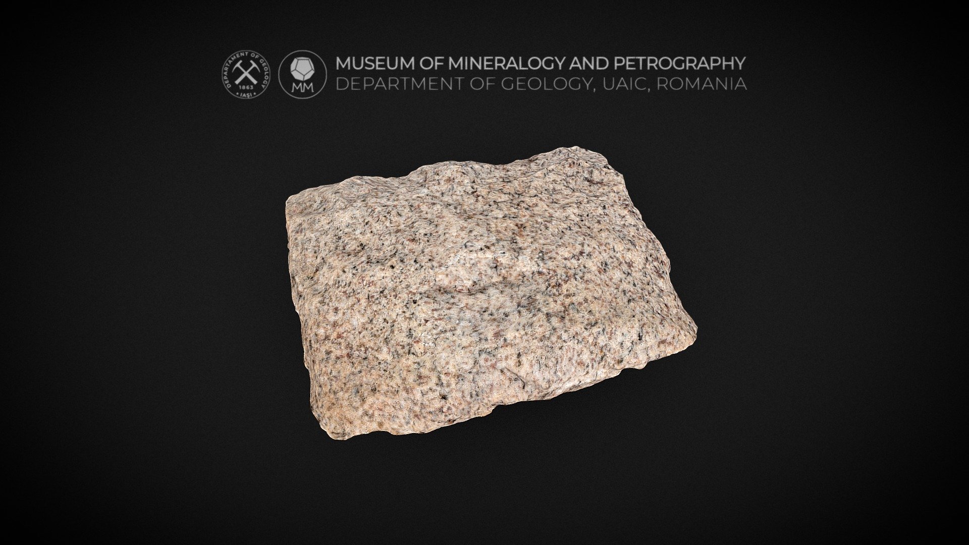 Granite Igneous Rock 3d Model By Museum Of Mineralogy And