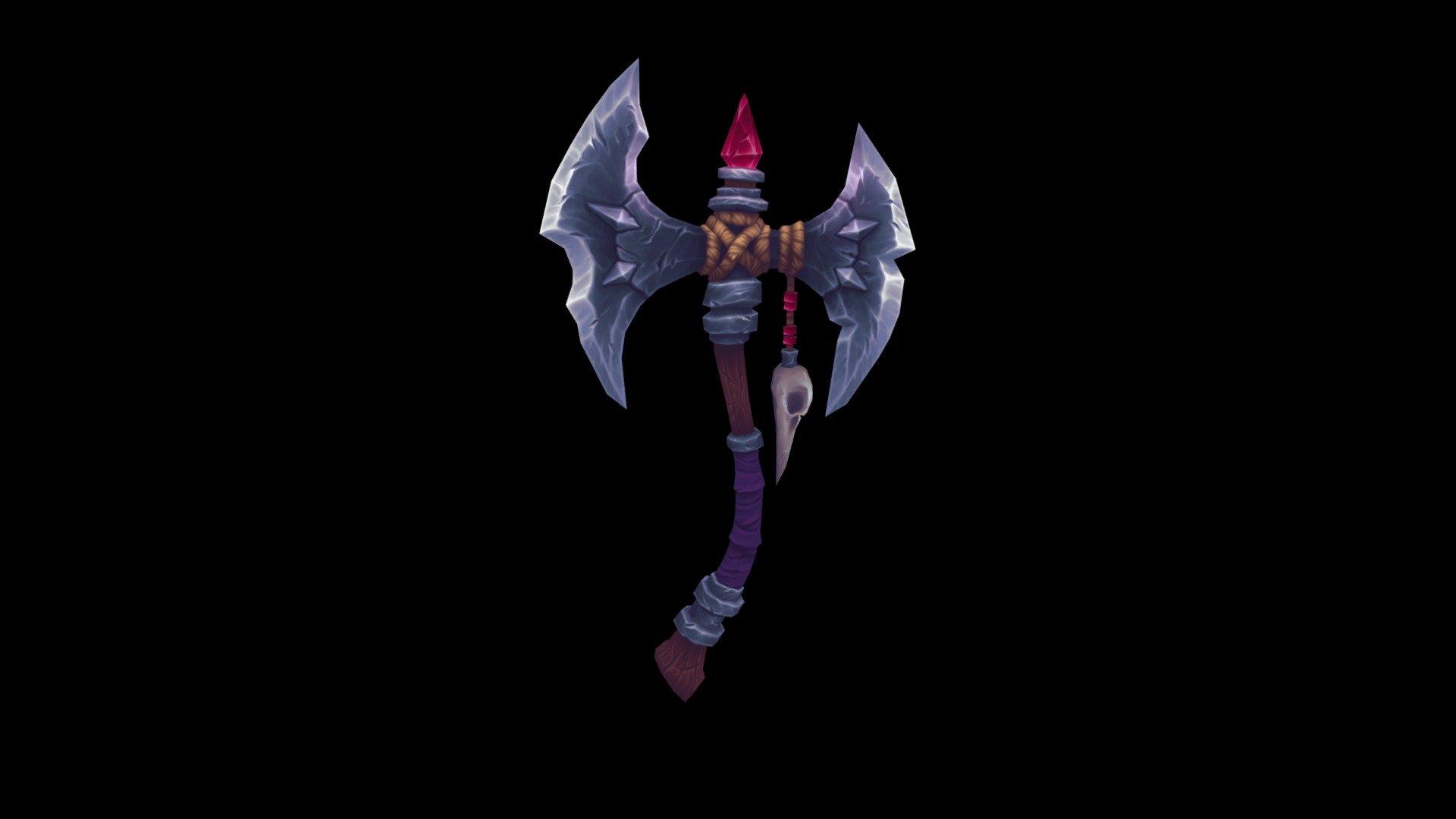 Axe - hand painted - 3D model by Elza Ethan Blauwolf (@ethanblauwolf ...