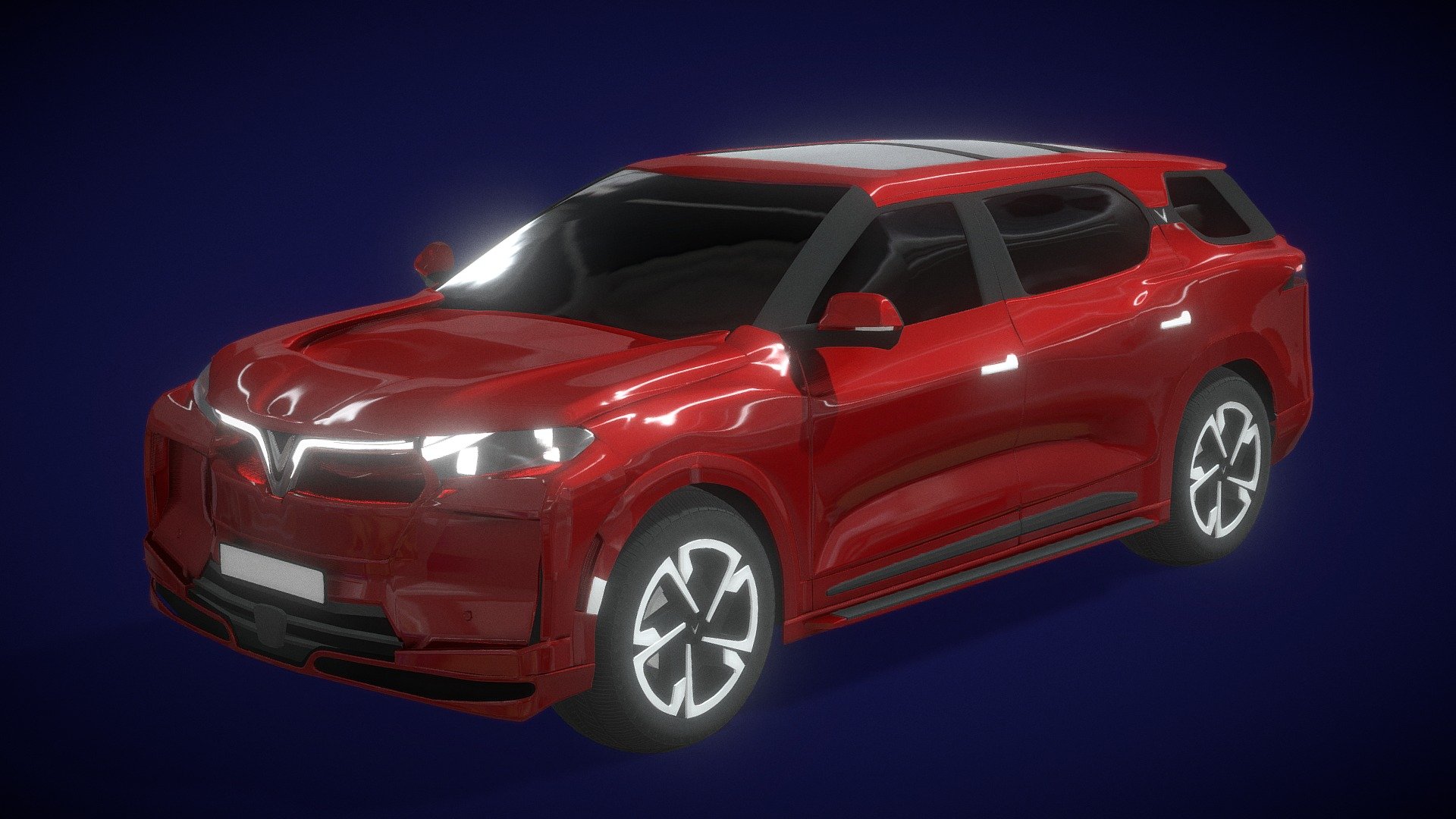 Vinfast VF9 model (no interior) - Download Free 3D model by Giang Trần (@giangtnh2206) [cac6cb9 ...