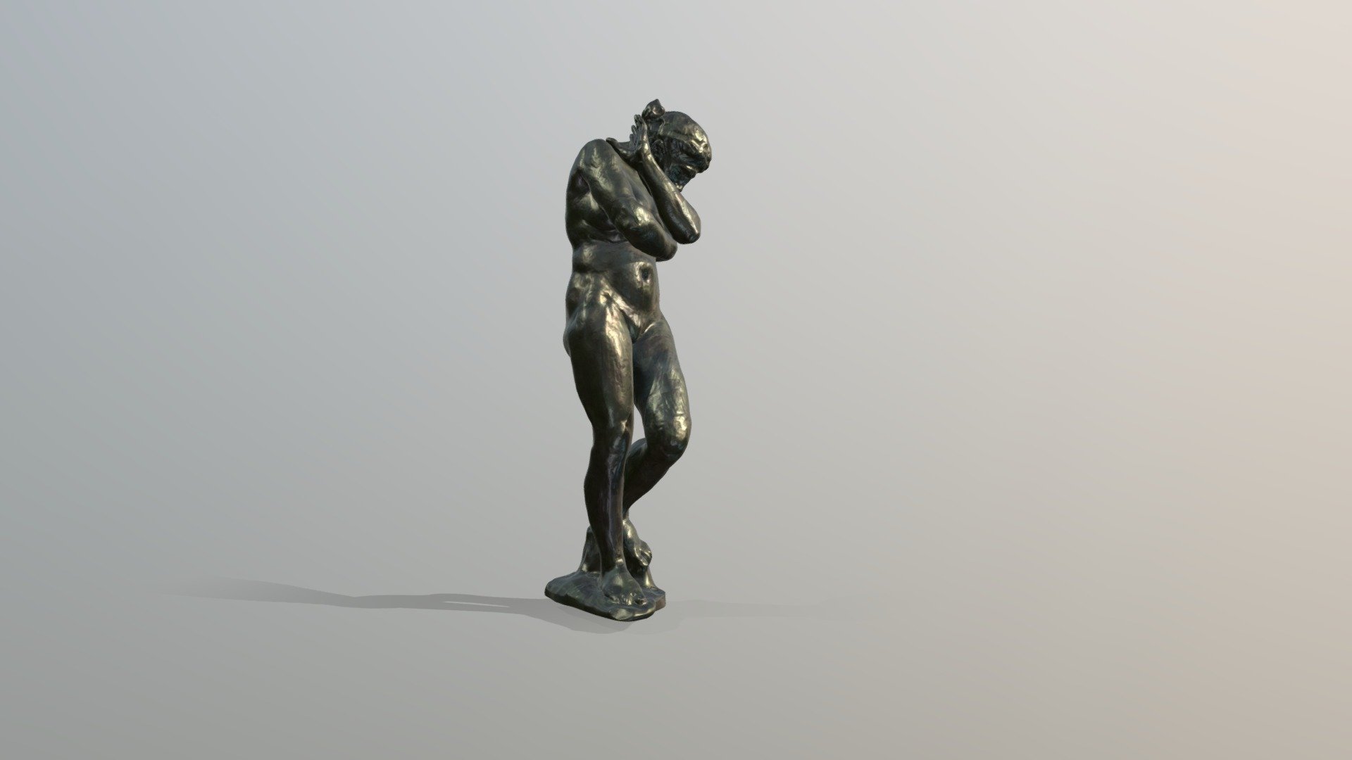 study after Rodin, Eve 2 - 3D model by bourgoynestudio [cac6d7b ...
