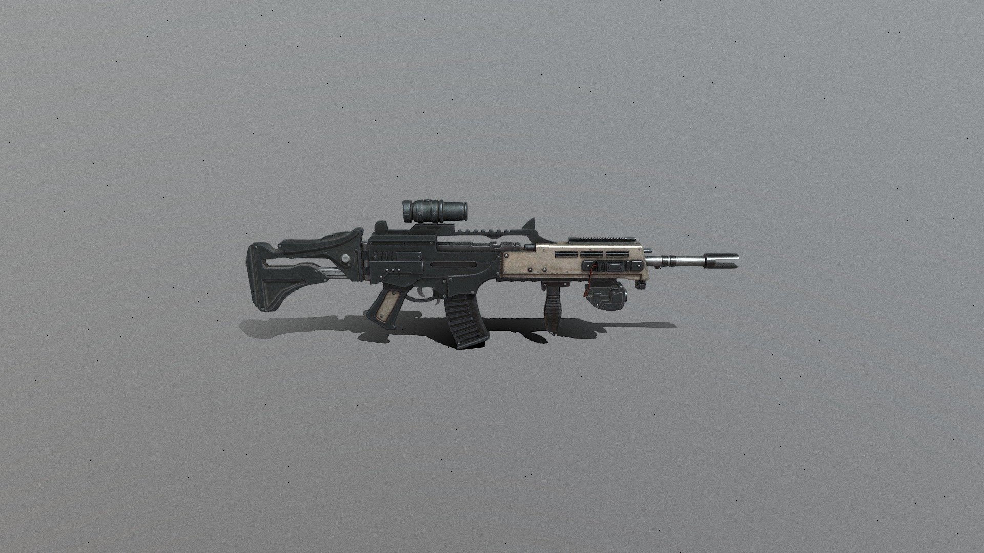 realistic rifle - 3D model by South Assets (@SouthAssets) [cac7041 ...