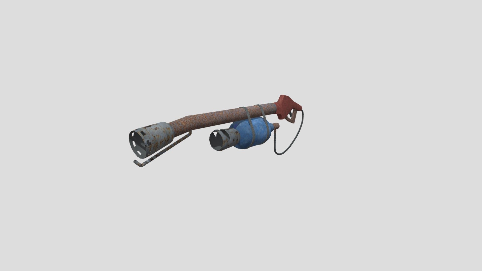 Low Poly Flamethrower - 3D model by sebonya [cac7b03] - Sketchfab