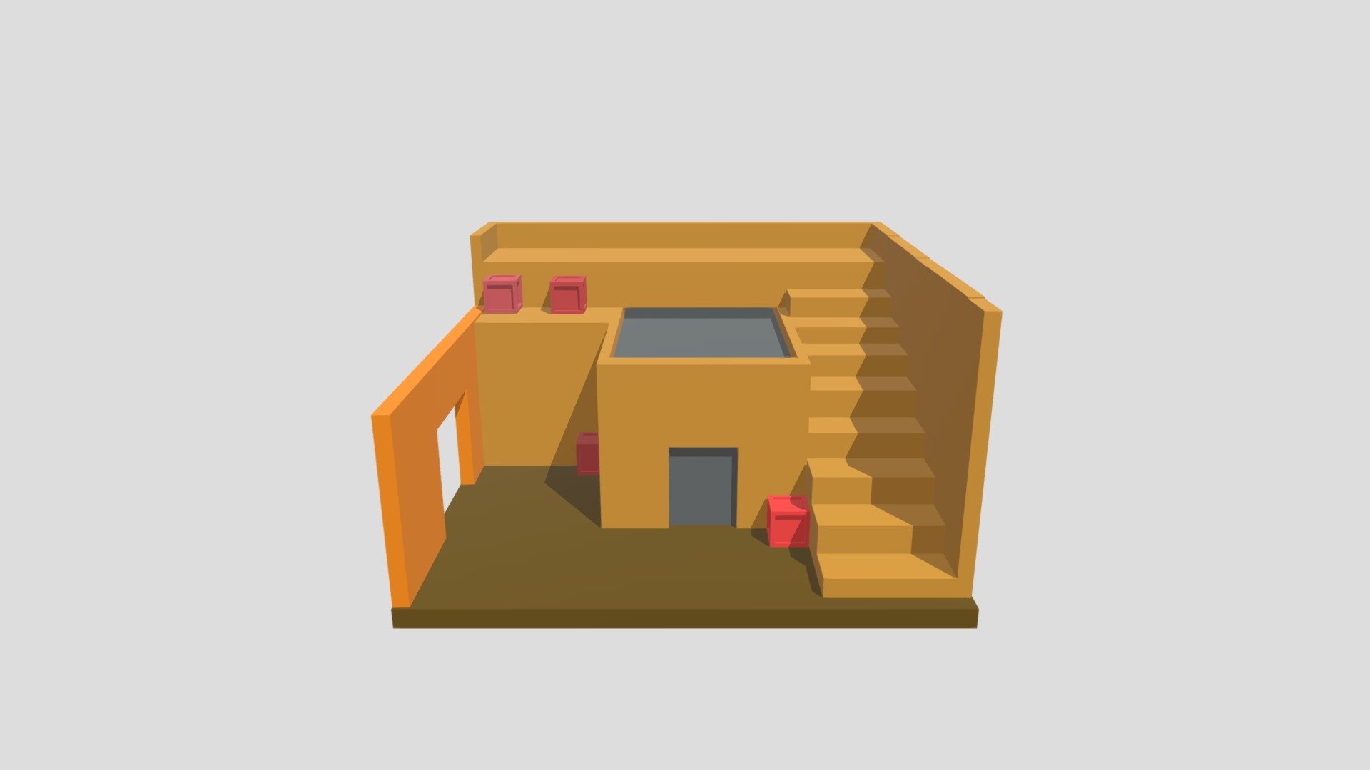 Counter Building - Download Free 3D model by basith55 (@basith05 ...