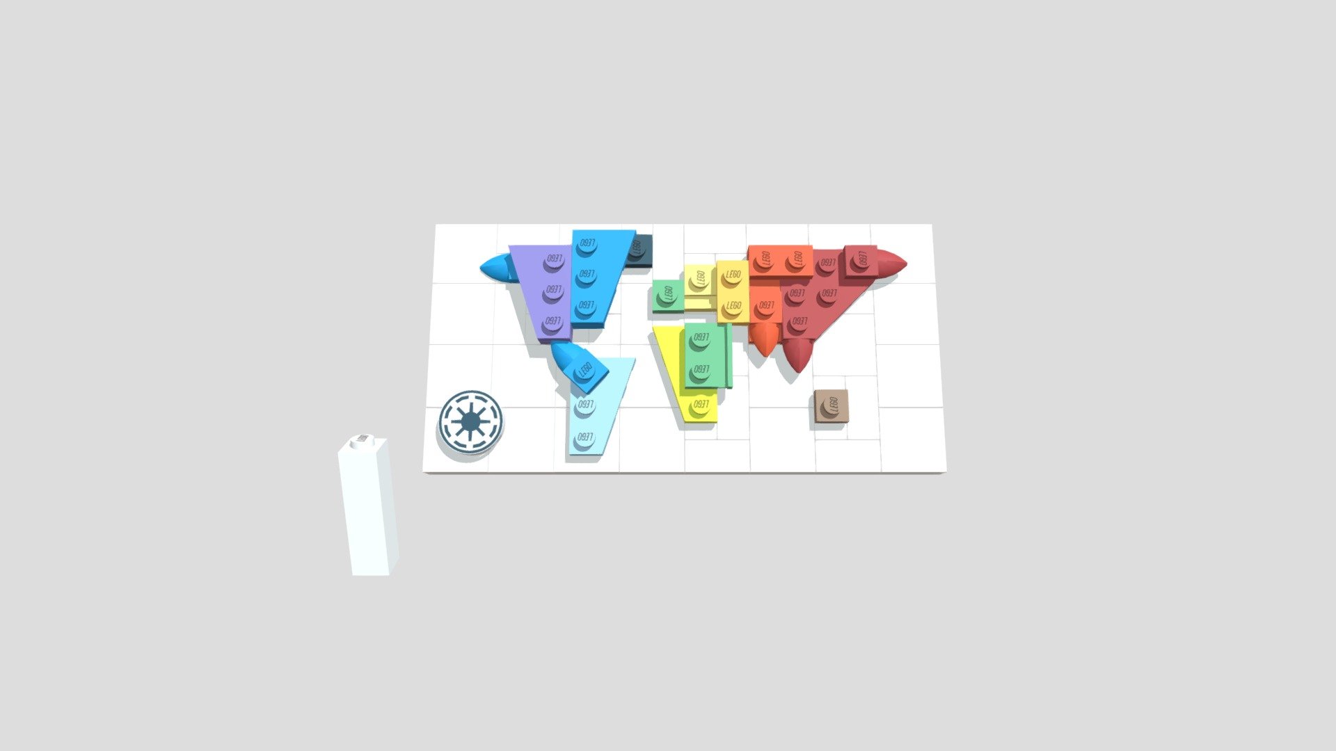 Micro - World Map - 3D model by vazan3d [cac872f] - Sketchfab