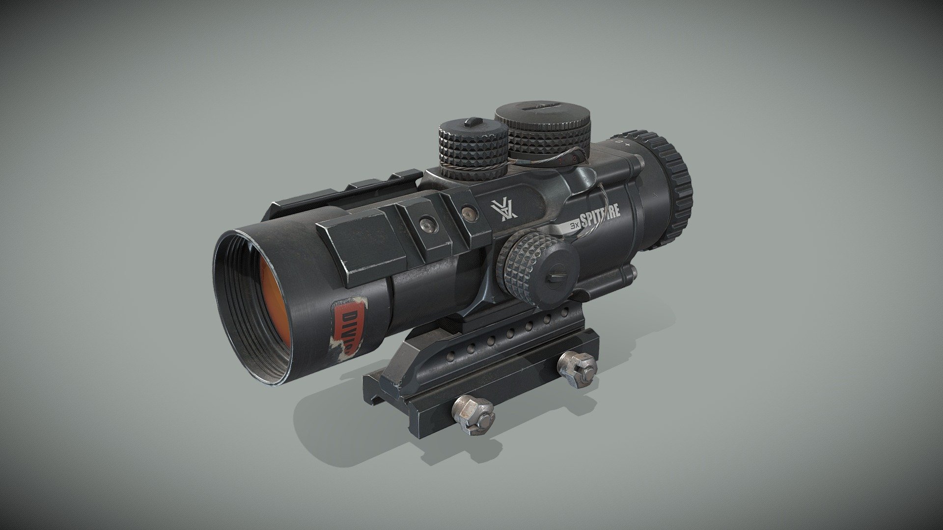 Vortex Spitfire 3X - Generation 1 - 3D model by Gert Braeckman ...