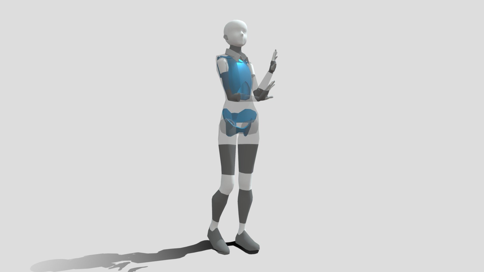 Standing Pose 1 - Download Free 3D model by omiyaio [cac9a4f] - Sketchfab