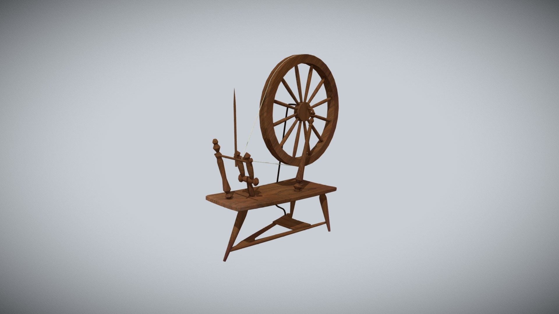SpinningWheel - 3D model by a.borealis (@borealisdesigns) [cac9e21 ...
