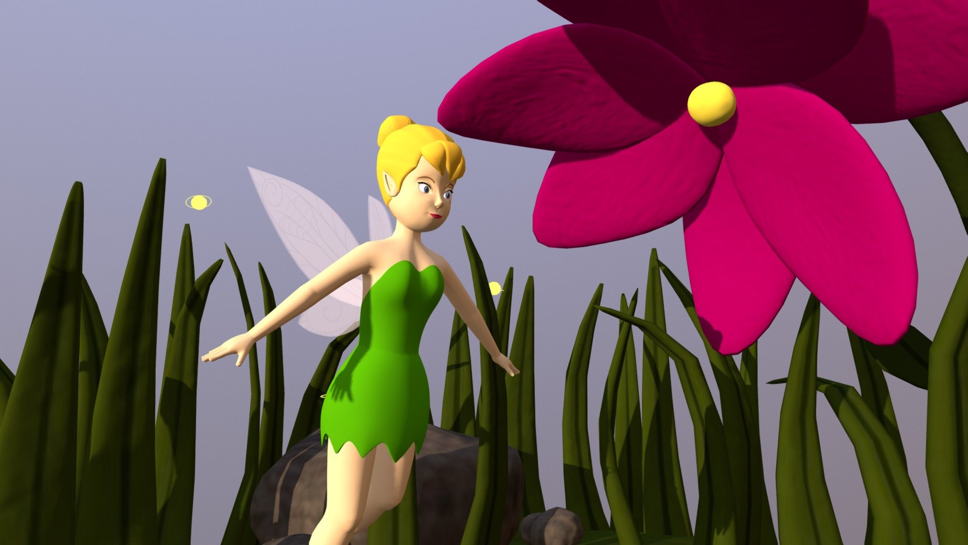 Tinkerbell - 3D model by Paula Catalá (@paulacatala) [cacd283] - Sketchfab