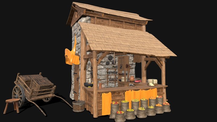 Stall 3D models - Sketchfab