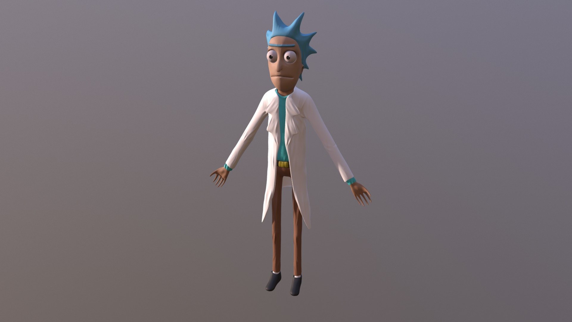 Rick model from Rick and Morty - 3D model by danielamoldo96 [cacddd1 ...