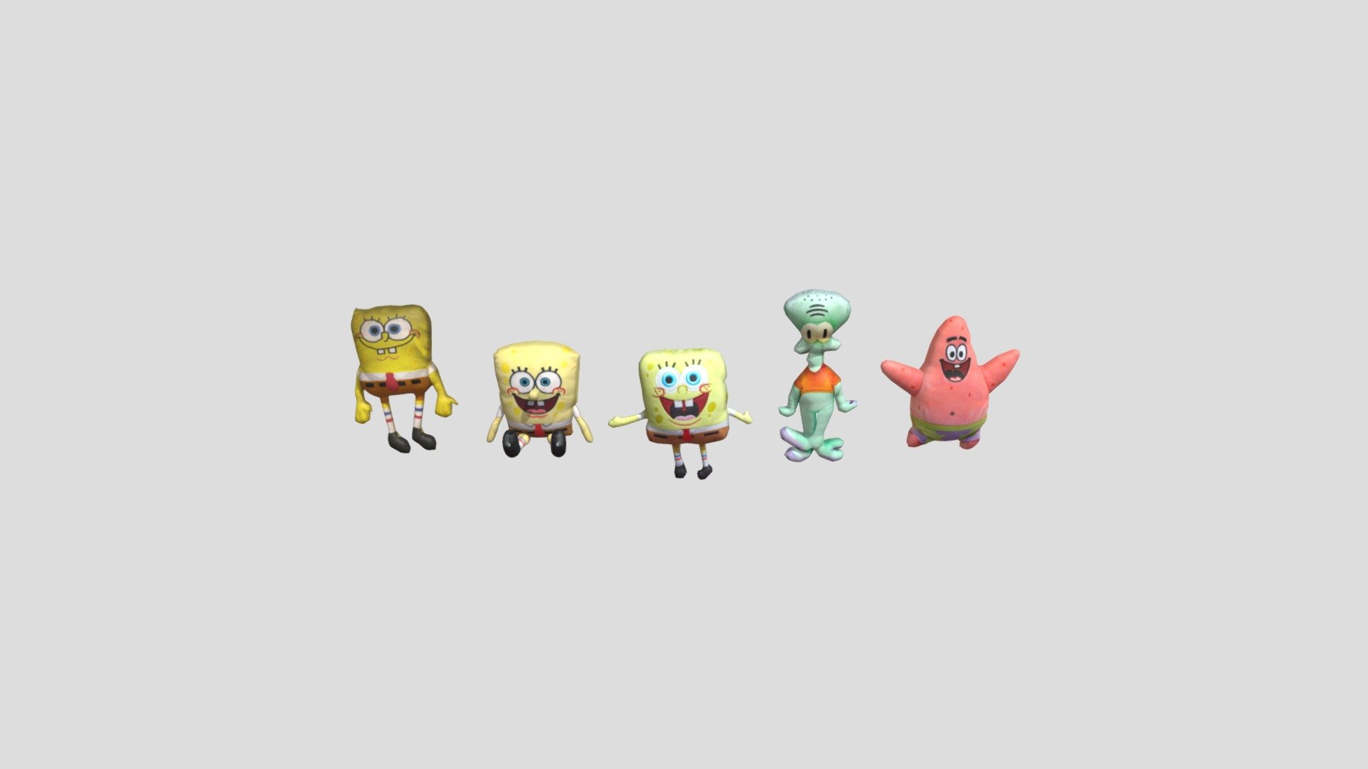 Spongebob Plushy's - Download Free 3D model by Romyblox1234 ...