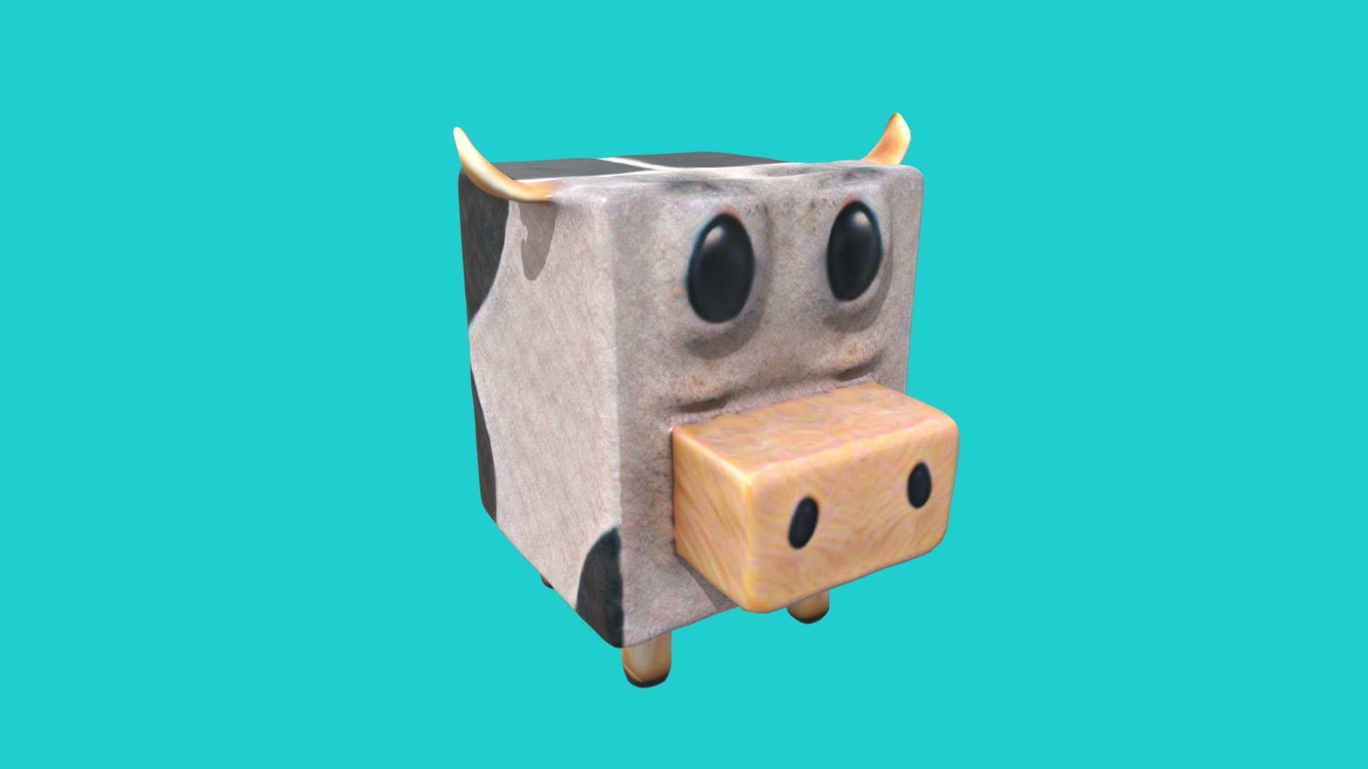 toy cubic cow - Download Free 3D model by vicente betoret ferrero ...