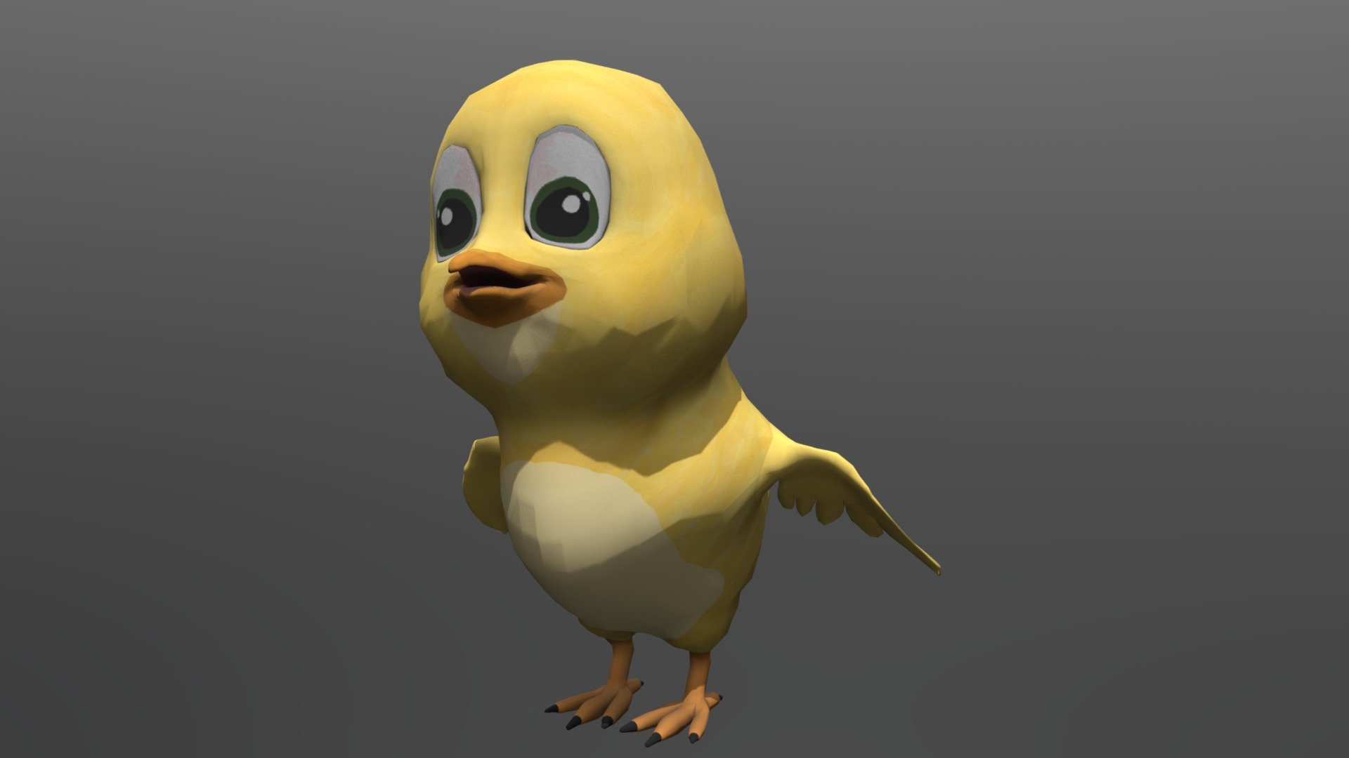 Little Chicken Toon - Buy Royalty Free 3D model by 3dlowpoly [cad0ff5 ...
