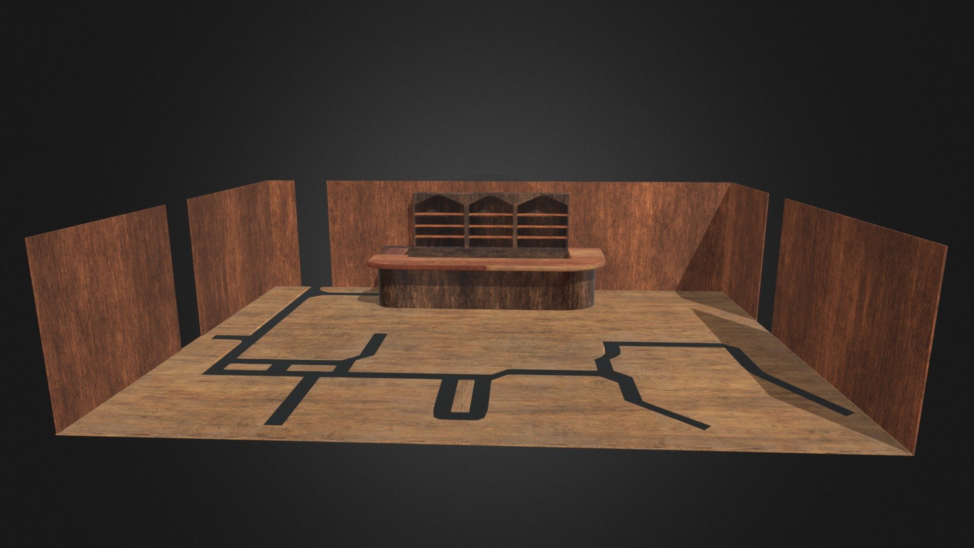 Bar/Tavern Environment P1. - 3D model by sstars [cad2057] - Sketchfab