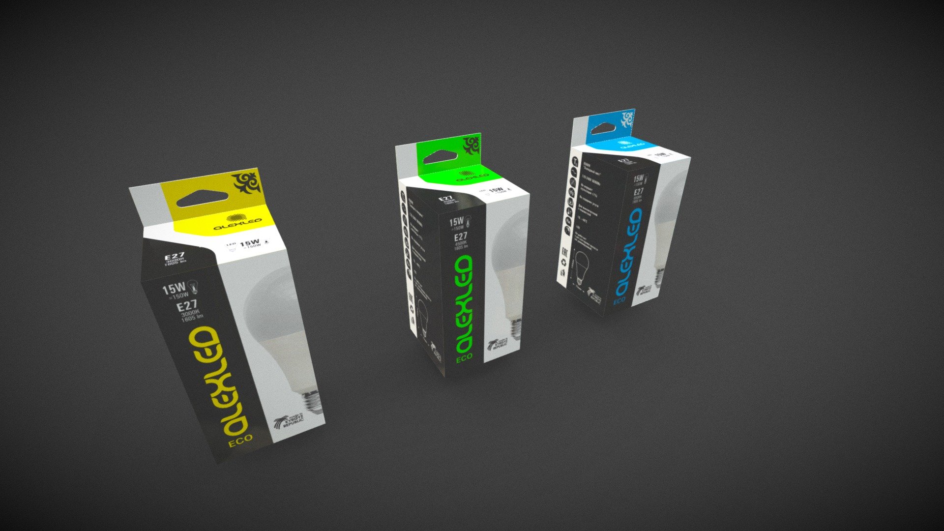 Package LED - 3D model by artinskg [cad20aa] - Sketchfab