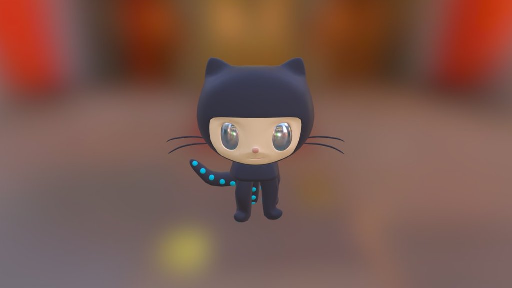 Octocat - Download Free 3D model by sillyking [cad2ffa] - Sketchfab